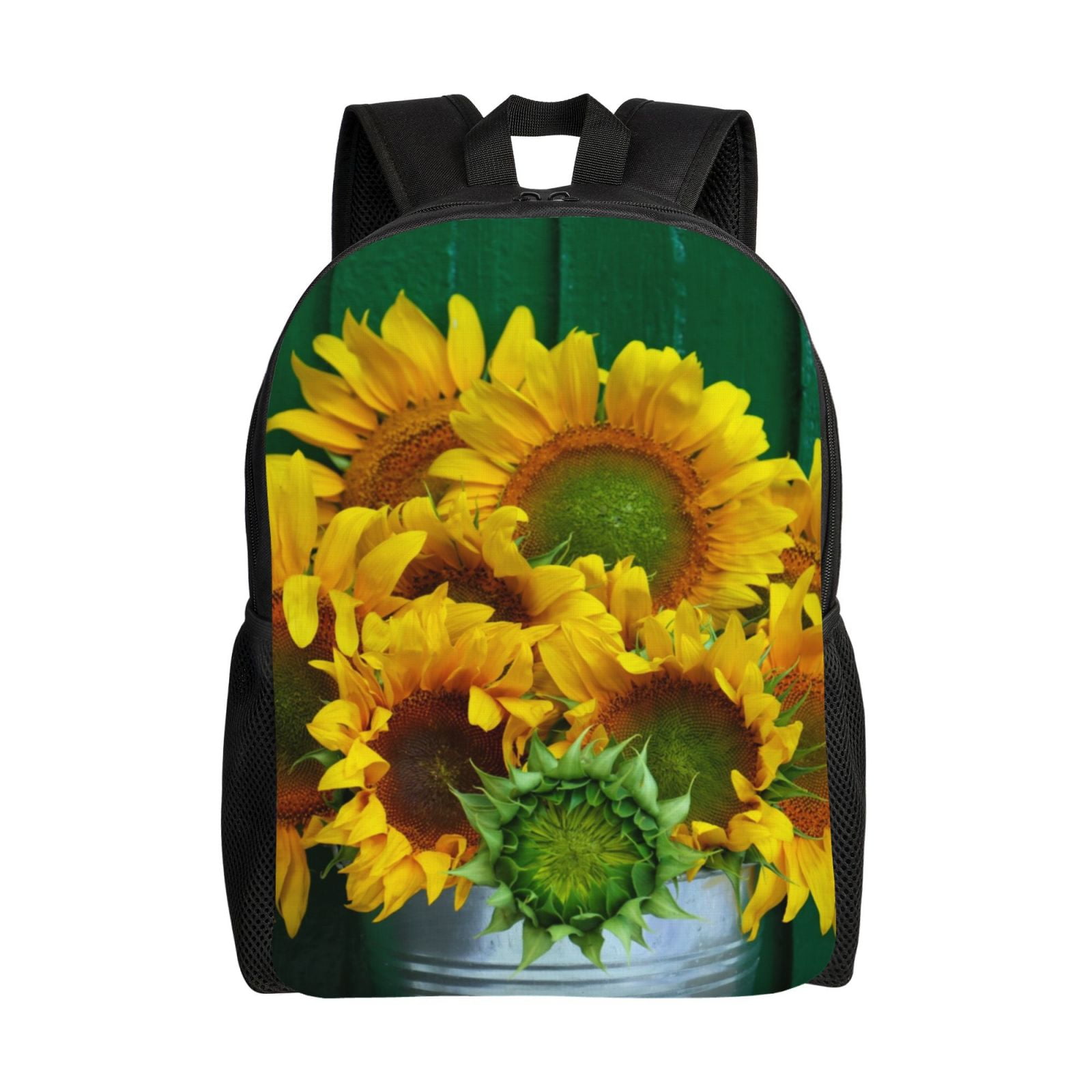 Haiem Sunflowers in Bucket Backpack - Stylish and Durable 15-inch ...