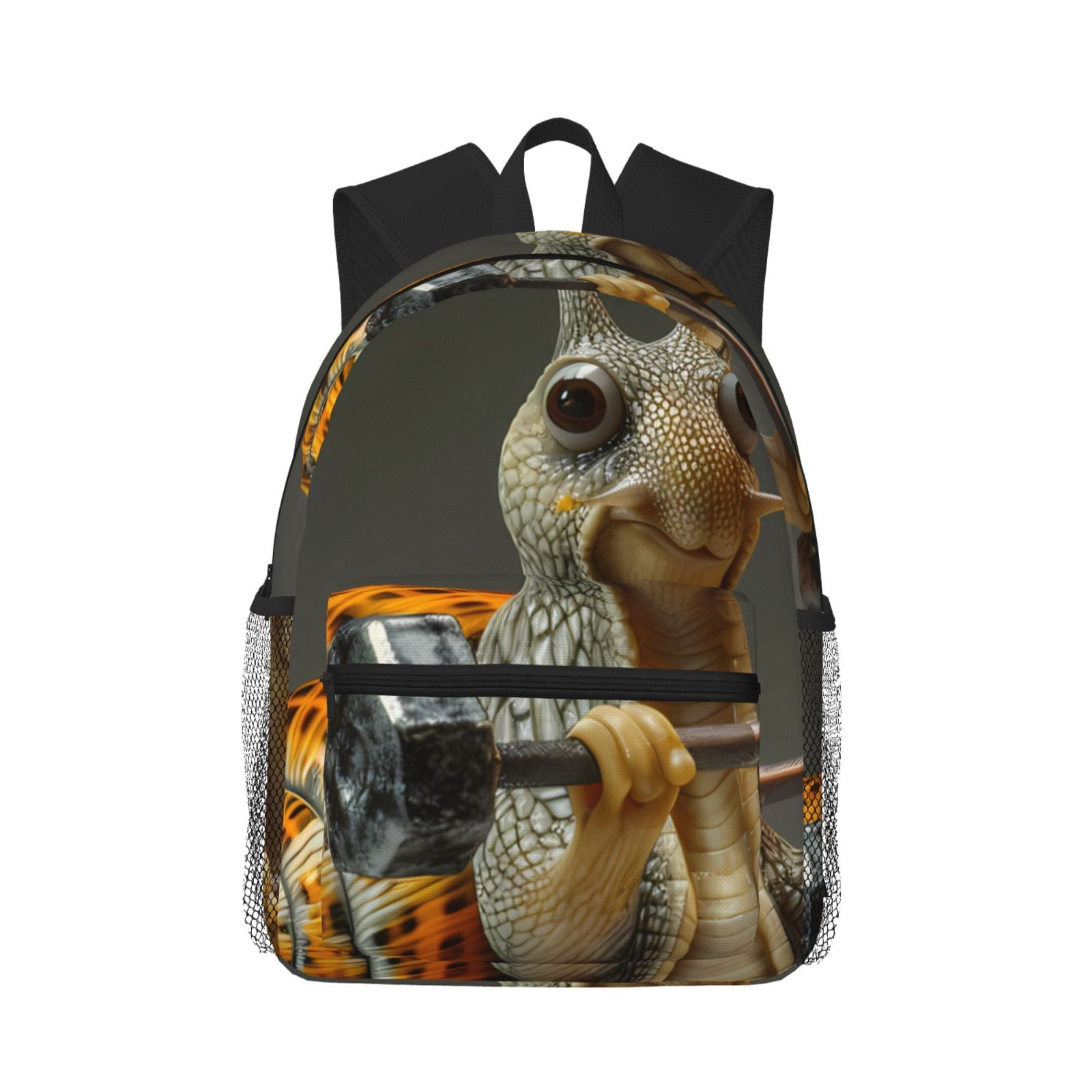 Haiem Surreal Weightlifting Snail Lightweight Backpack for School ...