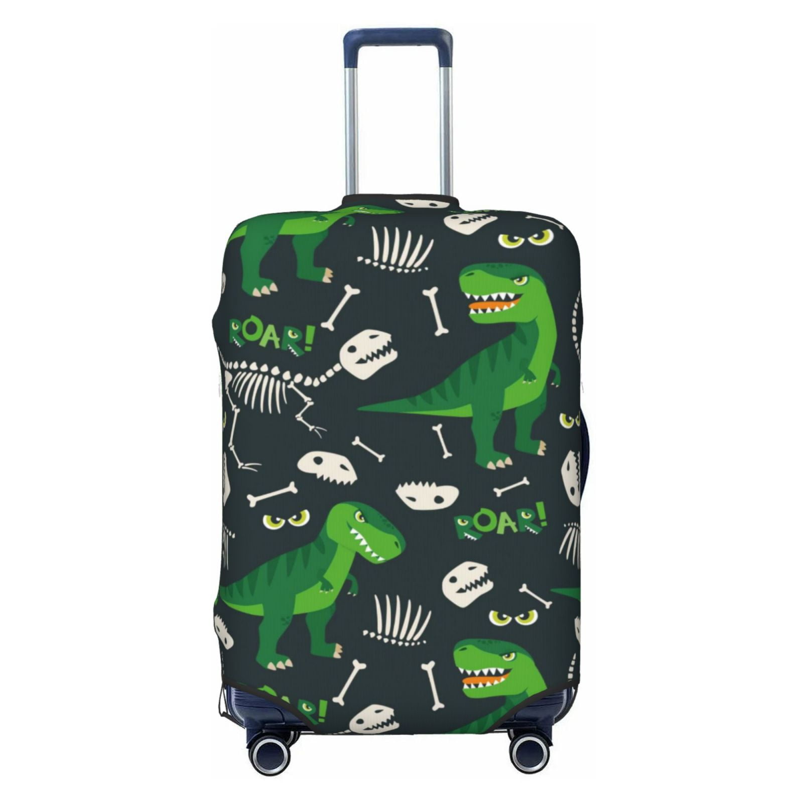 Haiem T rex and Dinosaur Bone Luggage Cover Printed Suitcase Covers for ...