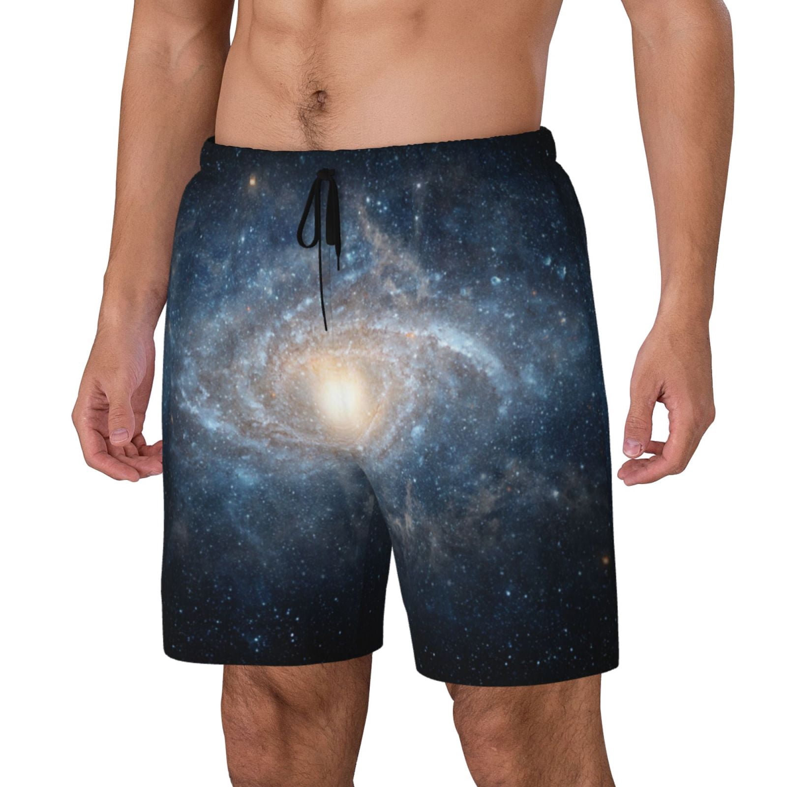 Haiem The Galaxy Mens Swim Trunks with Compression Liner 2 in 1 ...