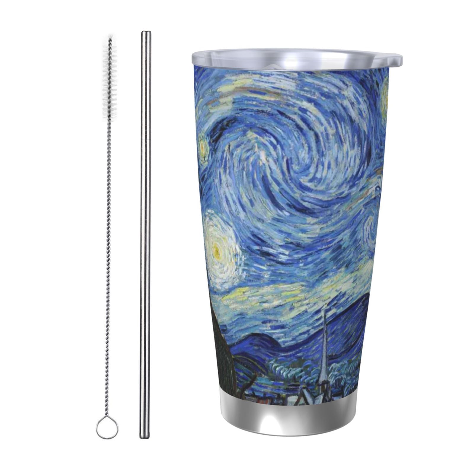 Haiem The Starry Night Printed 20oz Straight Skinny Car Cups With ...