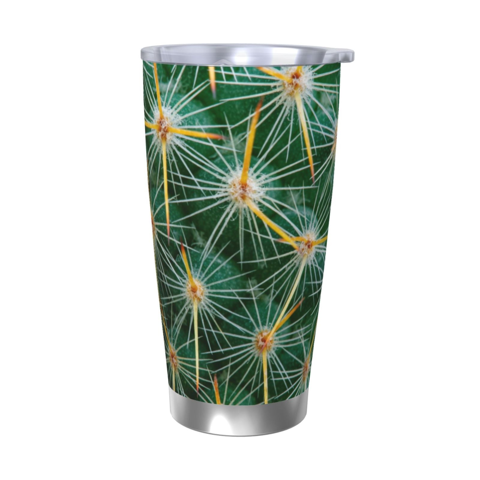 Haiem Thorns Of Macro Cactus Printed 20oz Straight Skinny Car Cups With ...