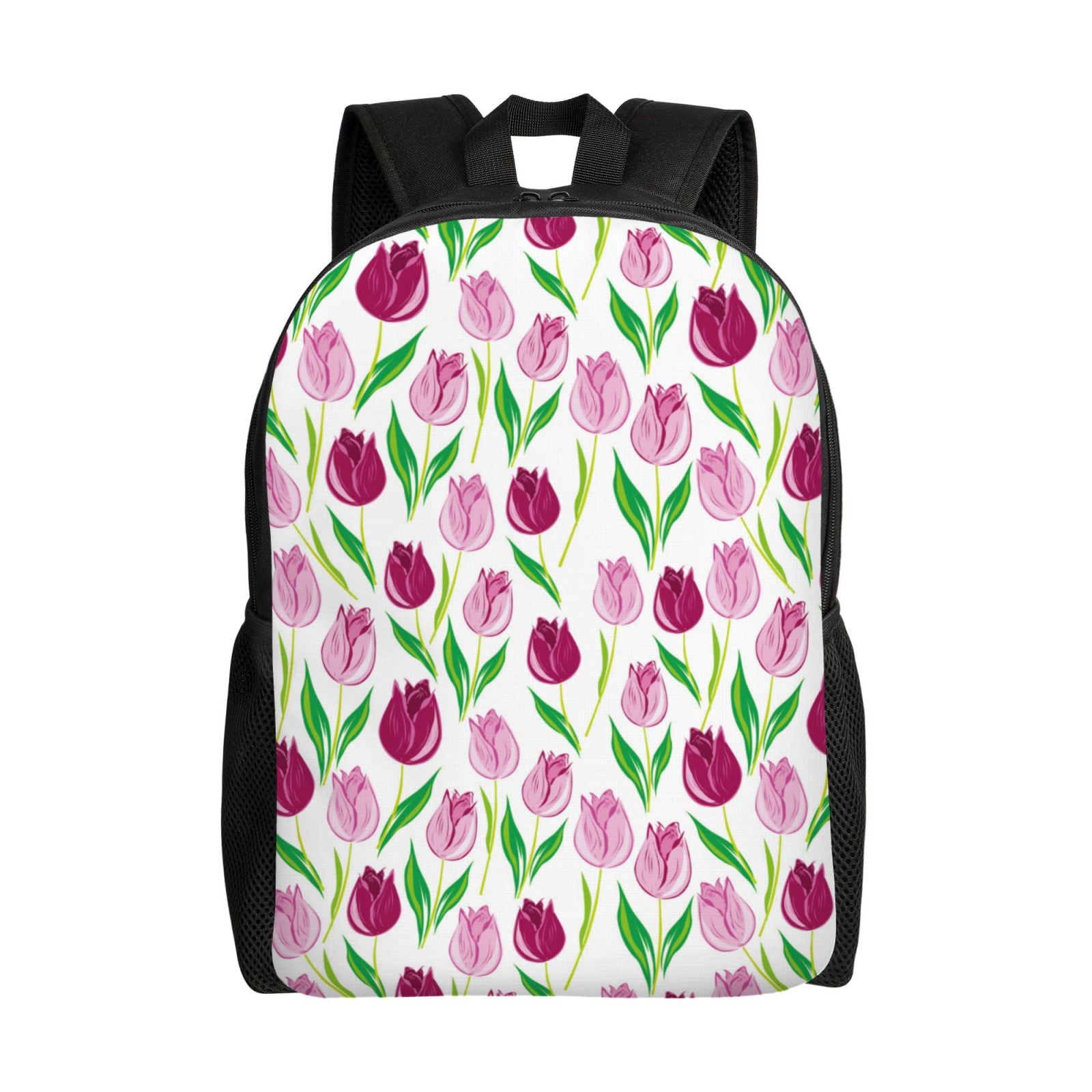Haiem Tulips Flowers Backpack - Stylish and Durable 15-inch Laptop ...