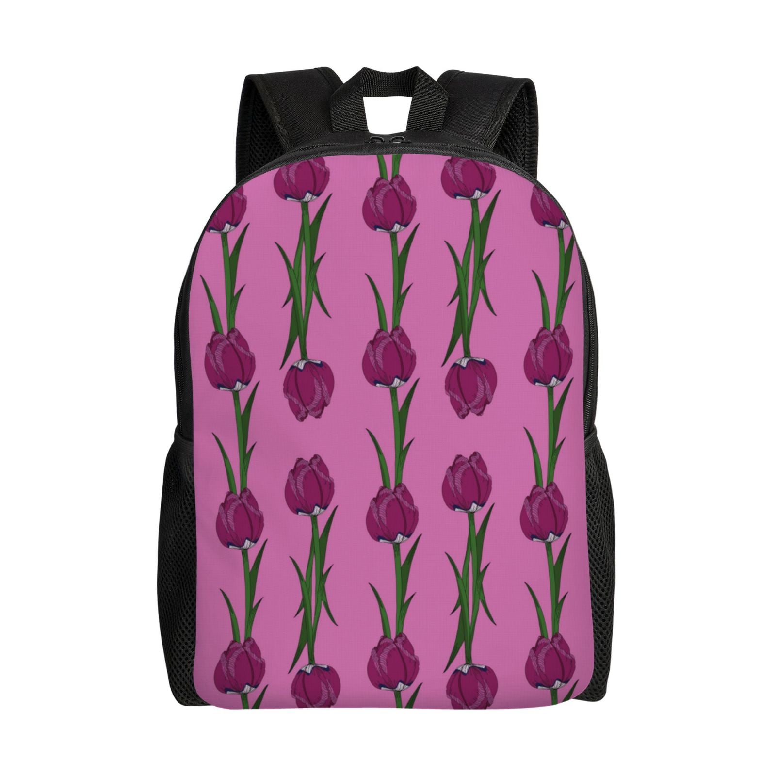 Haiem Tulips Flowers Backpack - Stylish and Durable 15-inch Laptop ...