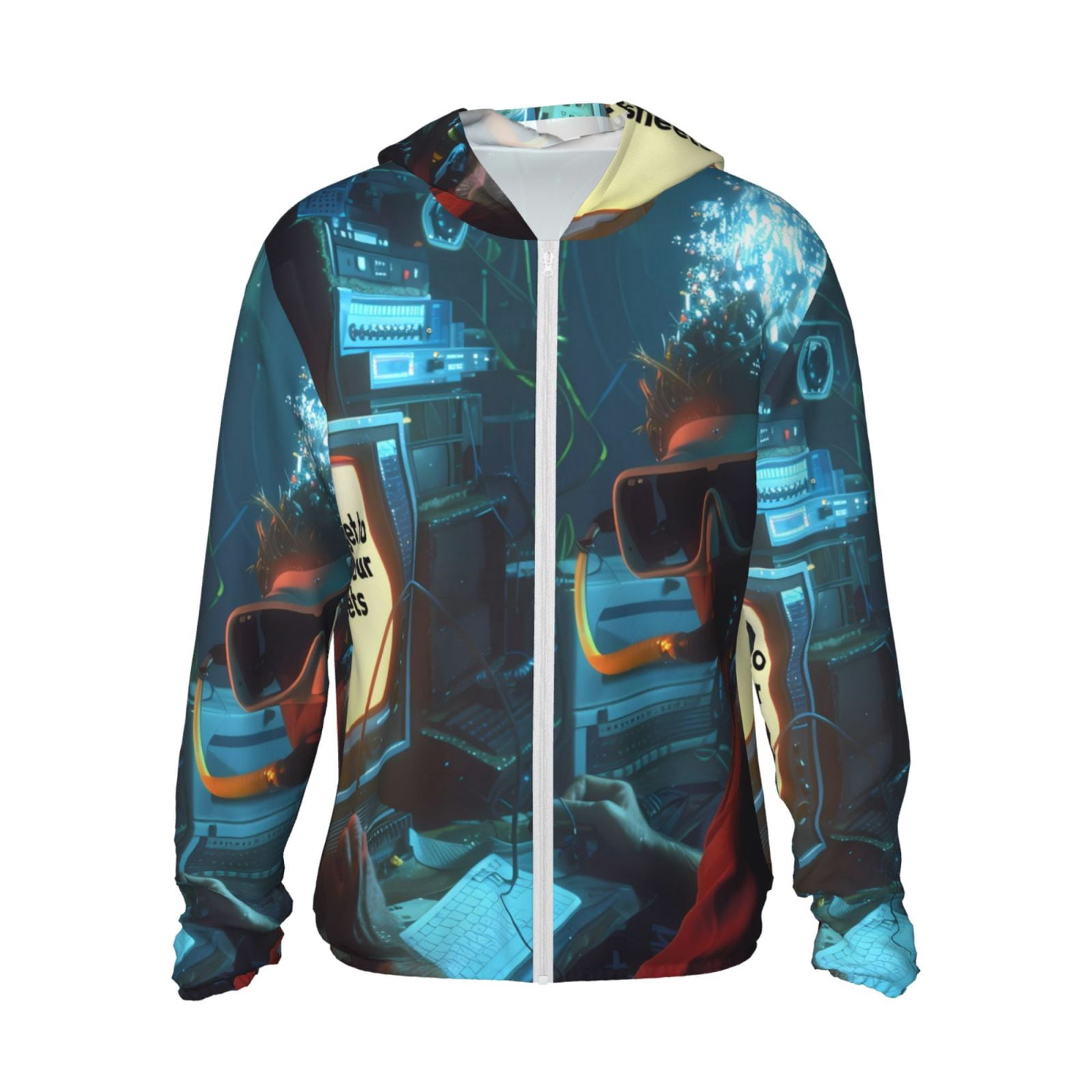 Haiem Underwater Office Diver UPF 50+ Fishing Shirts for Men Long ...