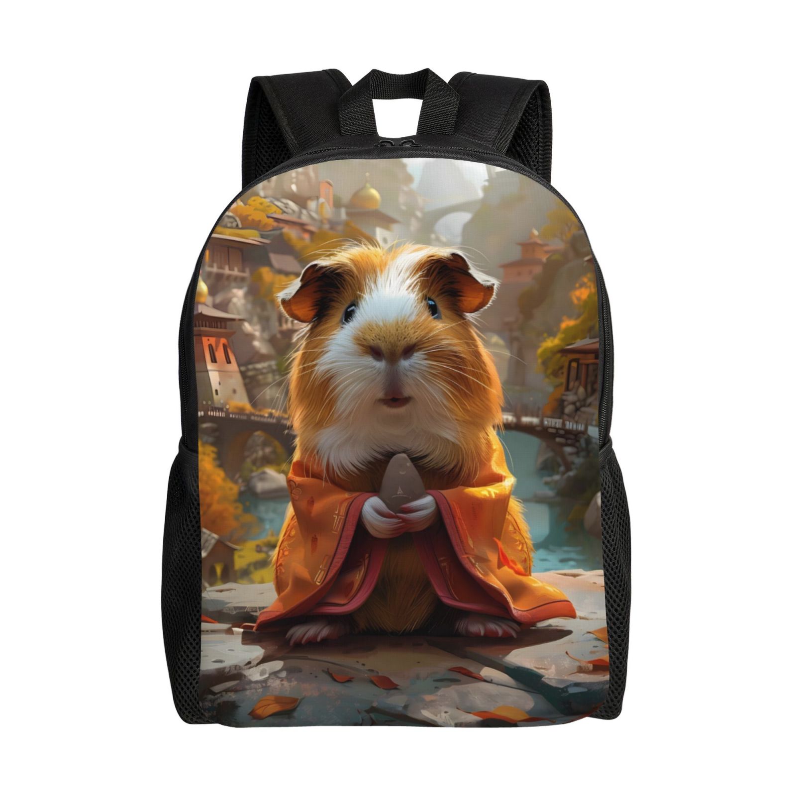 Haiem Valley Meditating Guinea Pig Backpack - Stylish and Durable 15 ...