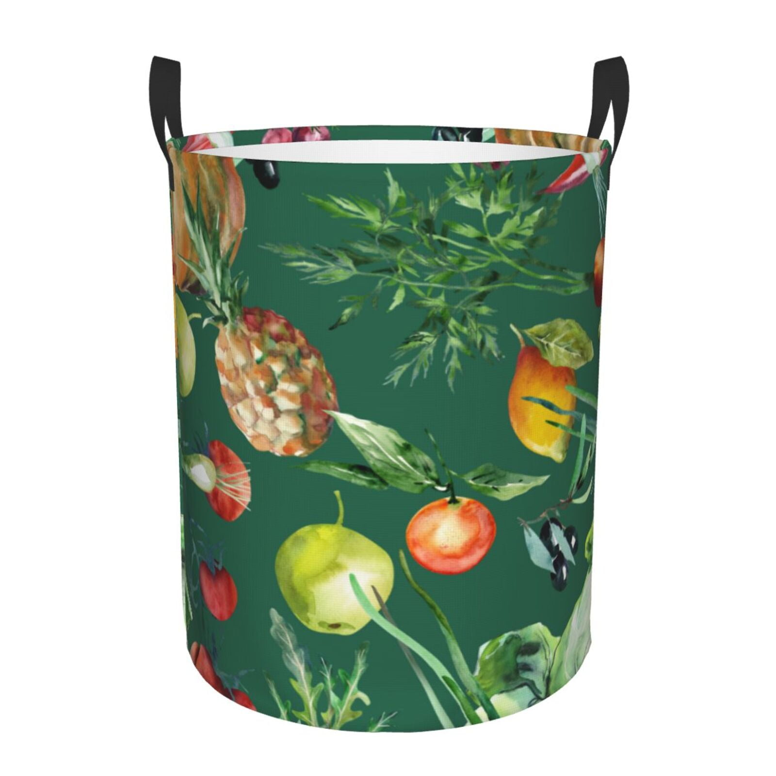 Haiem Vegan Leather Dirty Clothes Laundry Basket,Sturdy & Waterproof ...