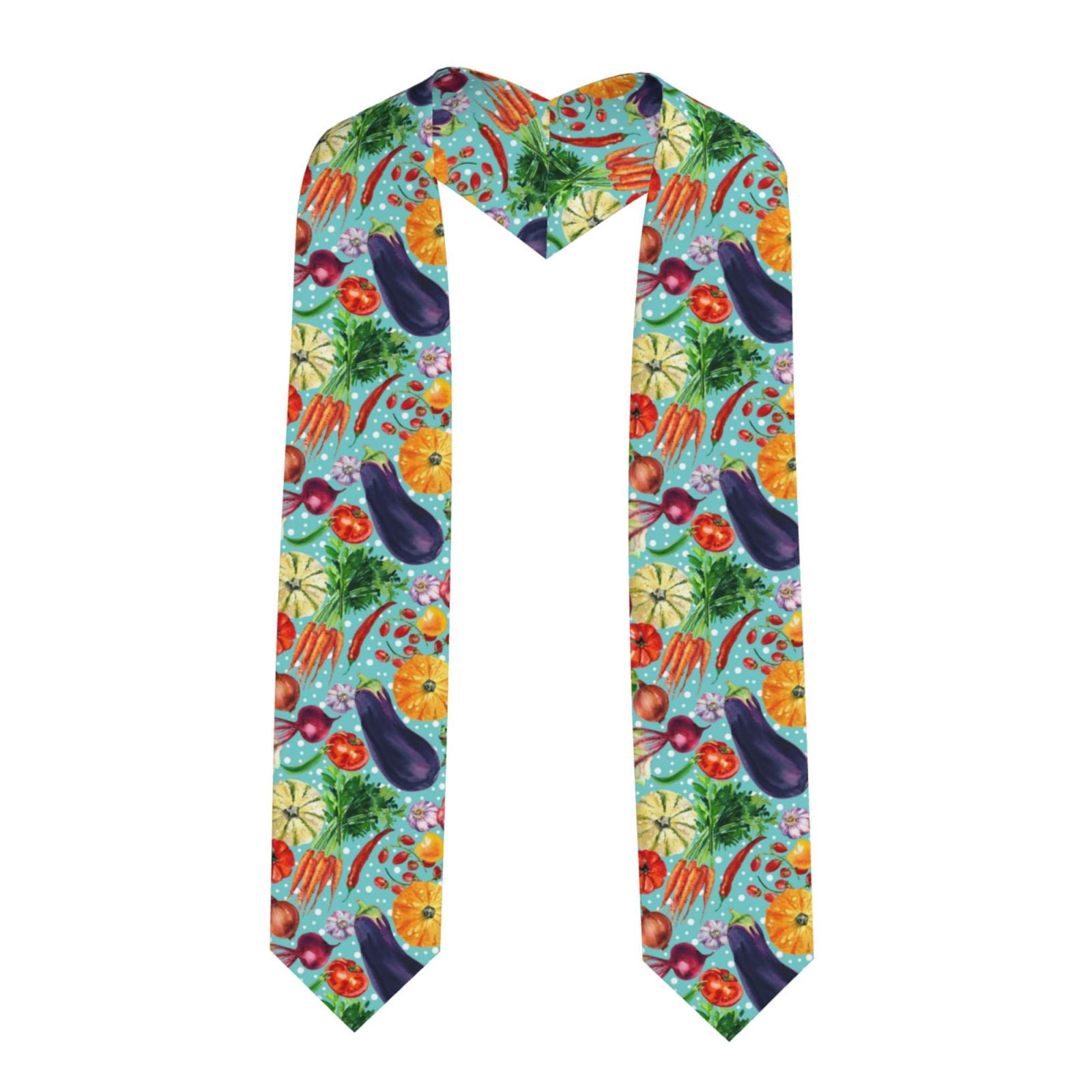Haiem Vegetable Pattern Graduation Stole 2024 | Premium Satin Sash for ...