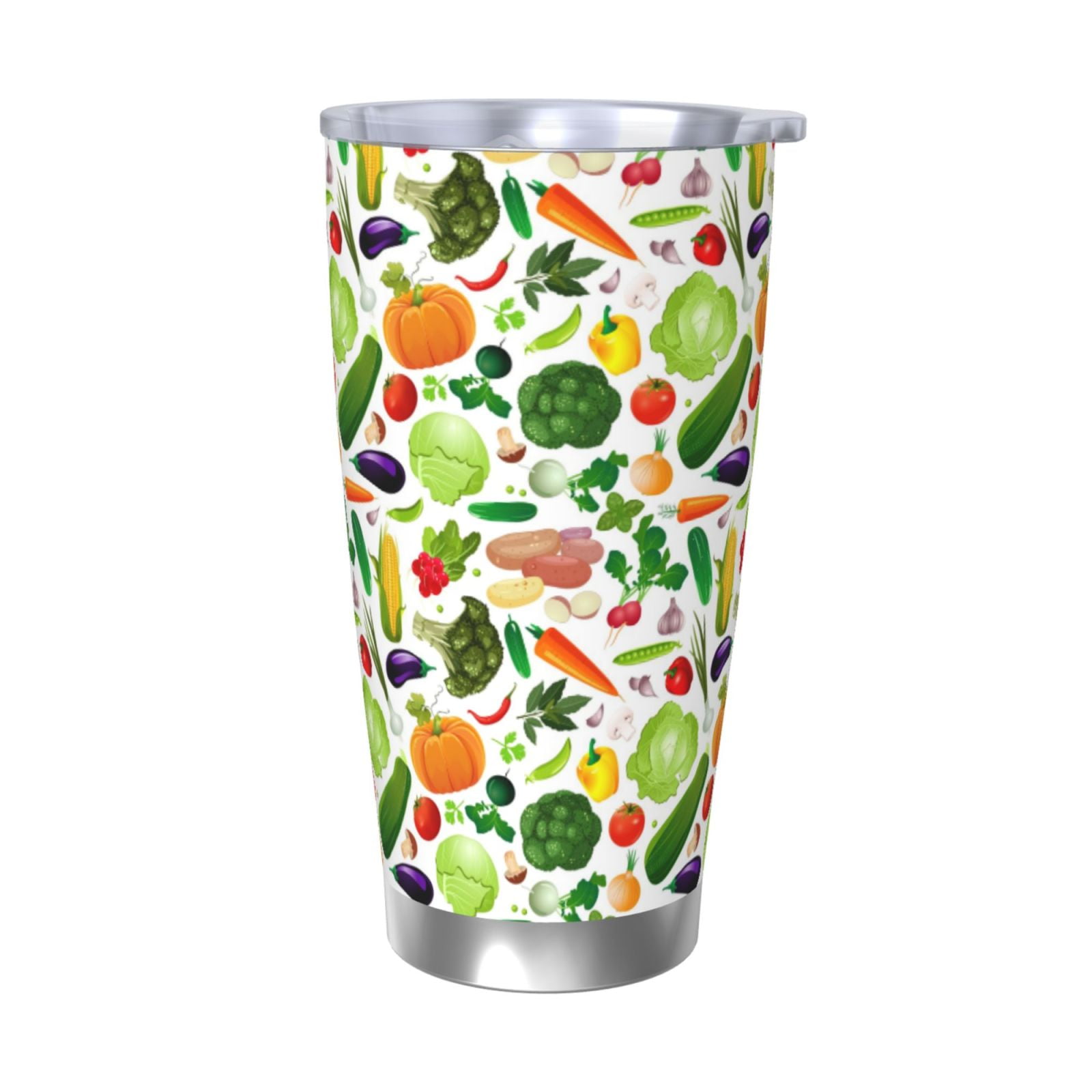 Haiem Vegetables2 Printed 20oz Straight Skinny Car Cups With Insulated ...