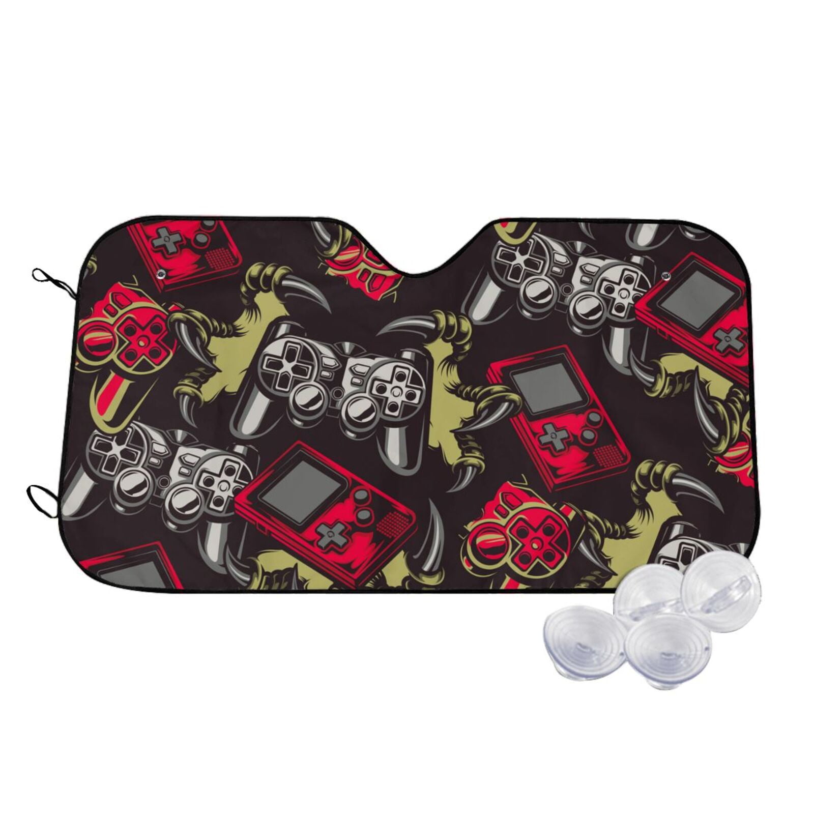 Haiem Vintage Gaming Car Windshield Sun Shade - Blocks UV Rays Sun ...