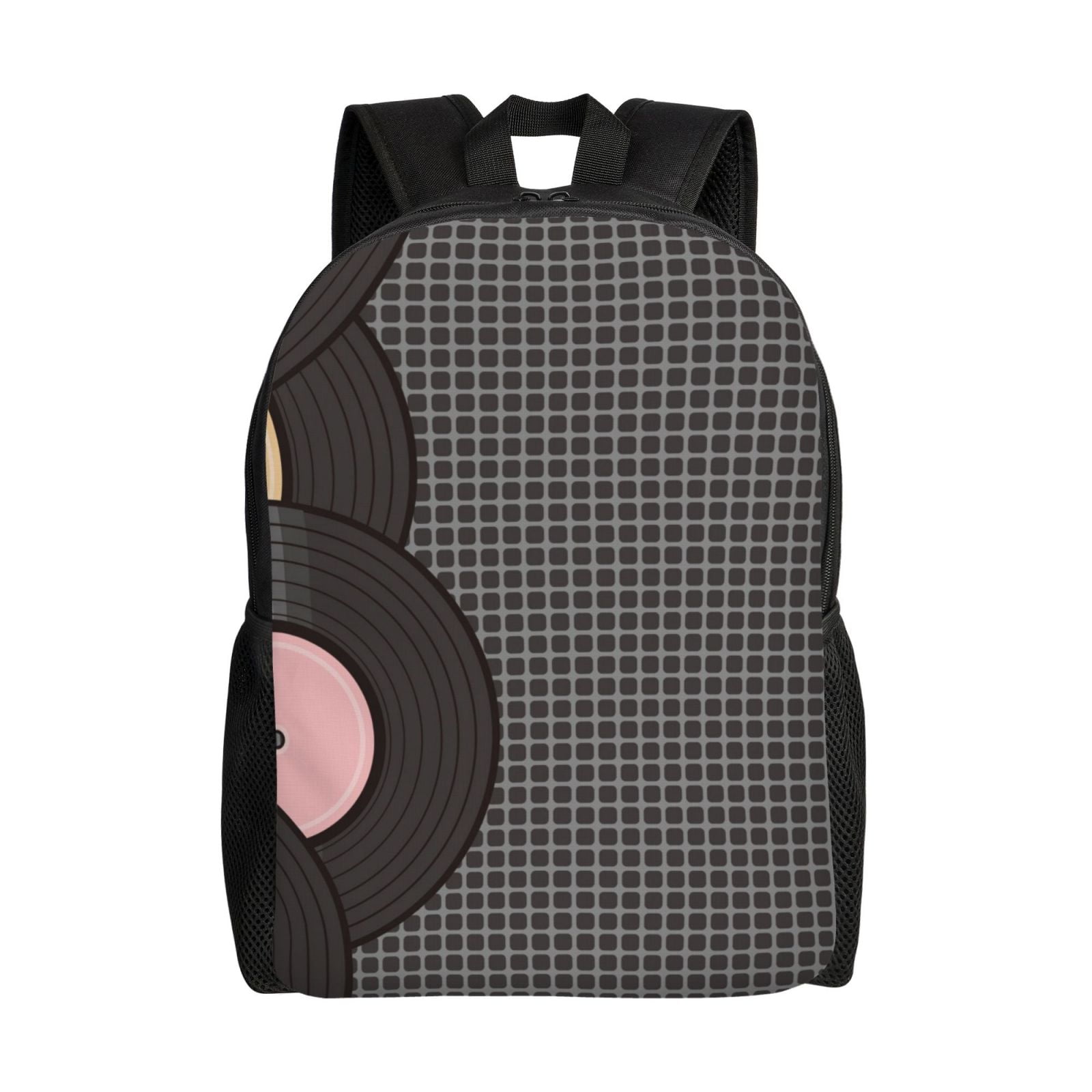 Haiem Vinyl Records Backpack - Stylish and Durable 15-inch Laptop ...