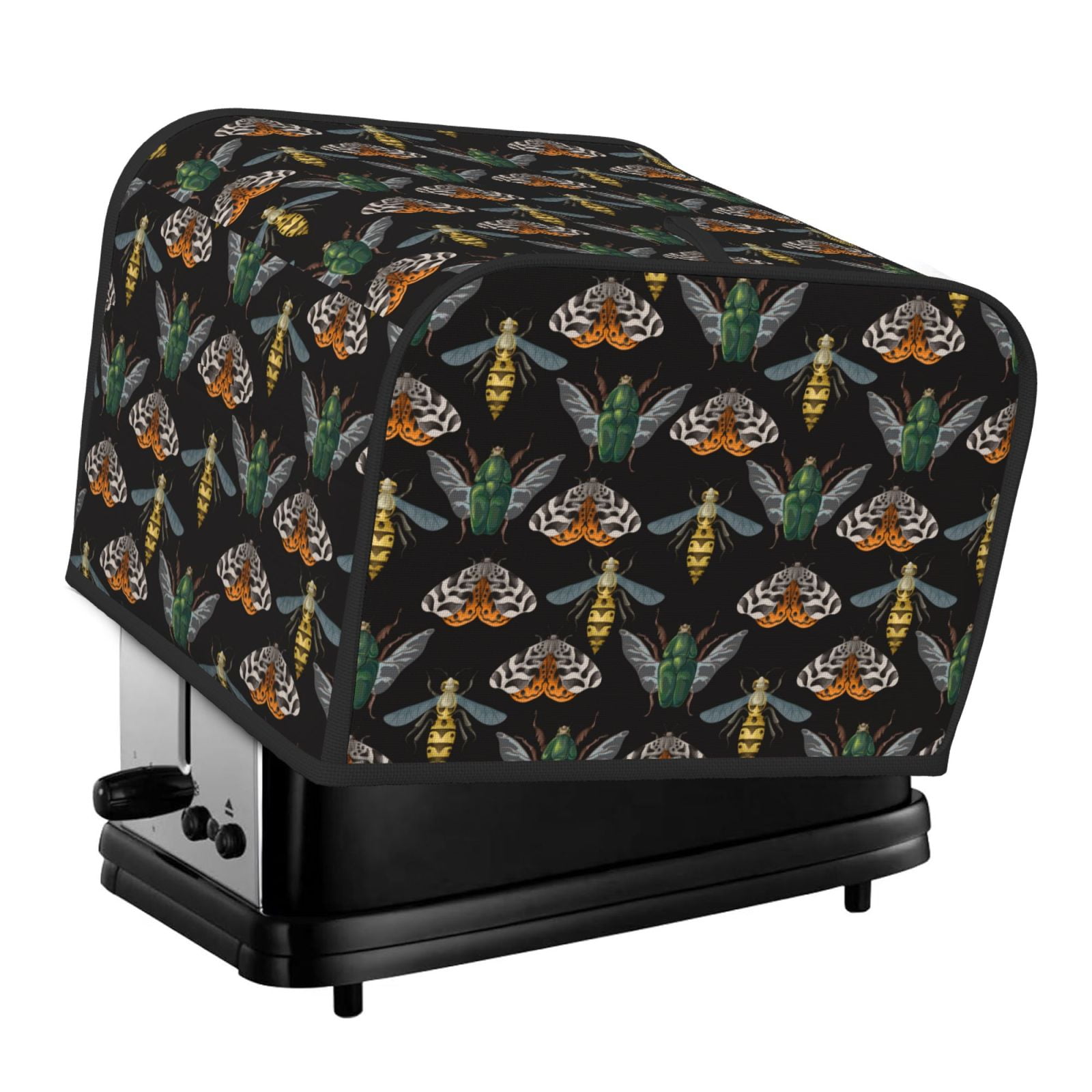 Haiem Wasp Cockchafer Butterfly Print Toaster Covers 4 Slice Wide Slot ...