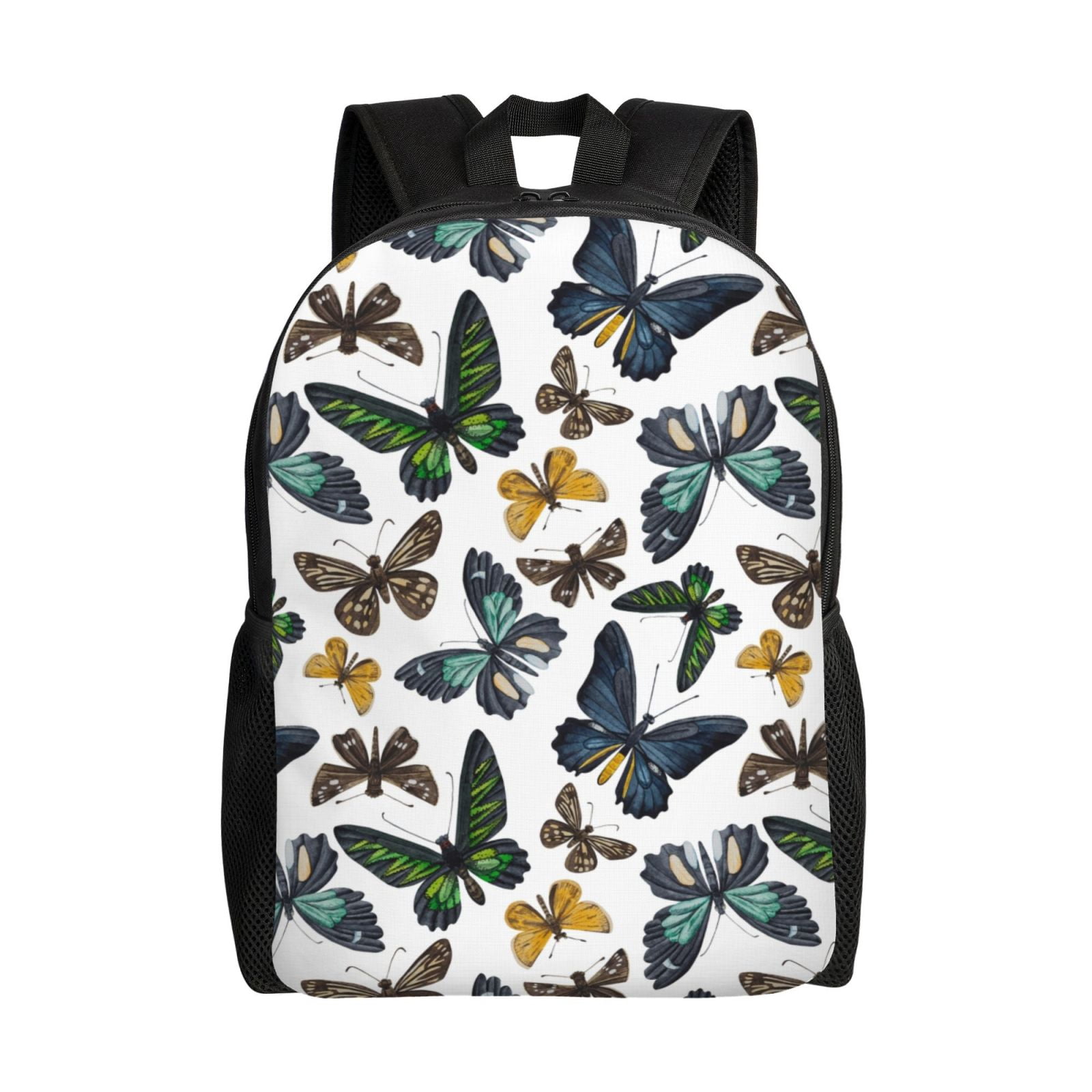 Haiem Watercolor Butterflies Backpack - Stylish and Durable 15-inch ...