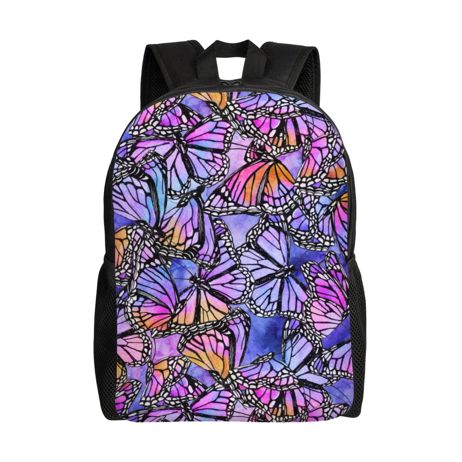 Haiem Watercolor Butterflies Backpack - Stylish and Durable 15-inch ...
