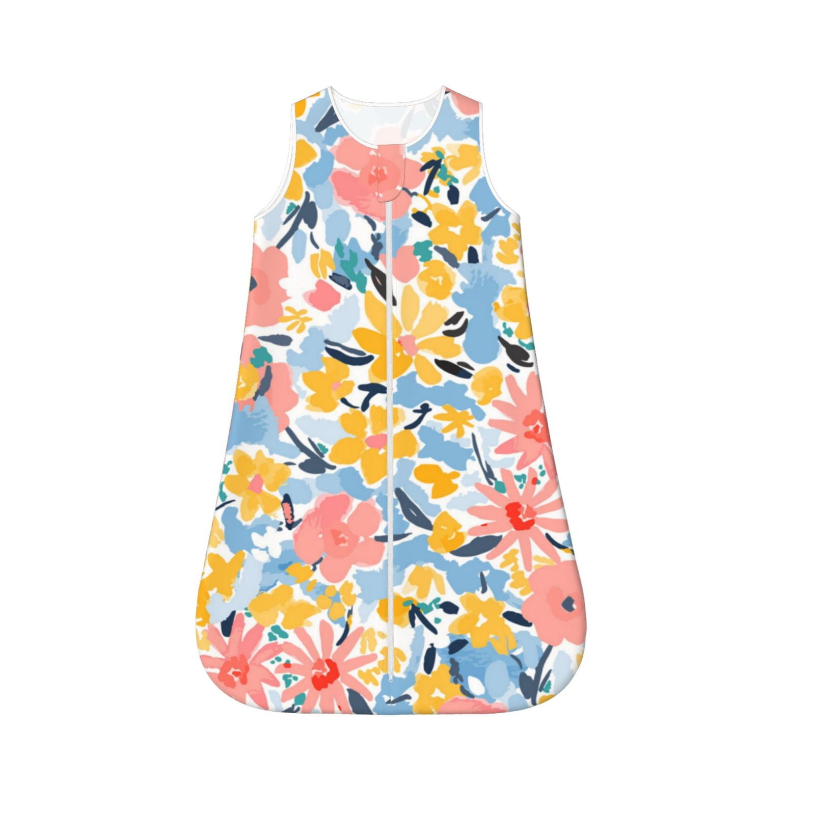 Haiem Watercolor Wildflowers Printed Baby Sleep Sack 0-6 Months Muslin ...