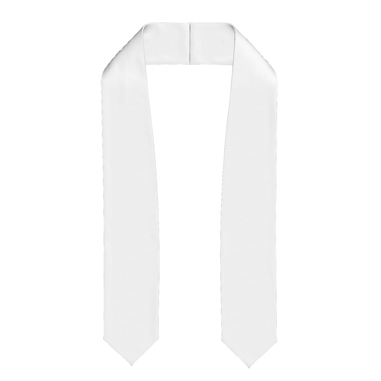 Haiem White Pattern Graduation Stole 2024 | Premium Satin Sash for ...