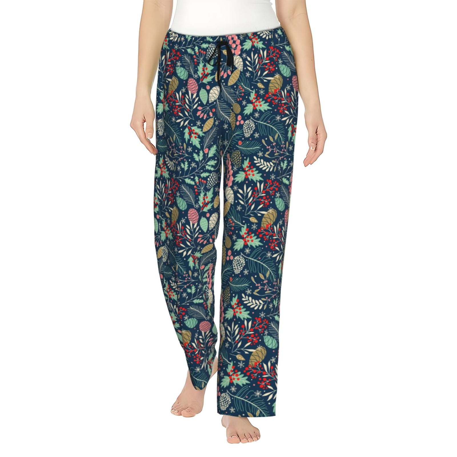 Haiem berry Nuts Leaf Women's Pajama Pants Ultra Lightweight Pjs ...