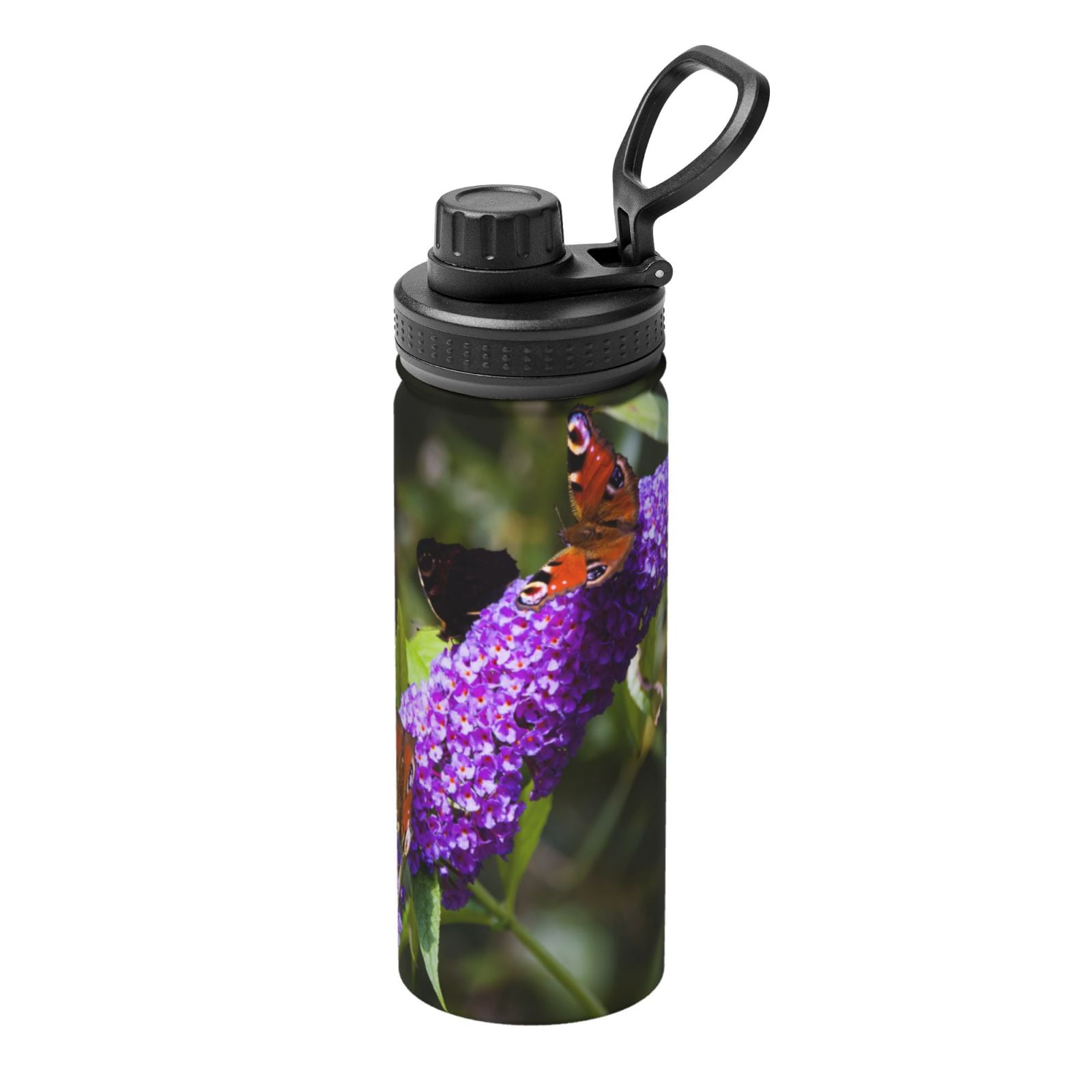 Haiem butterfly bush flower Printed Sports Insulated Kettle 18oz ...
