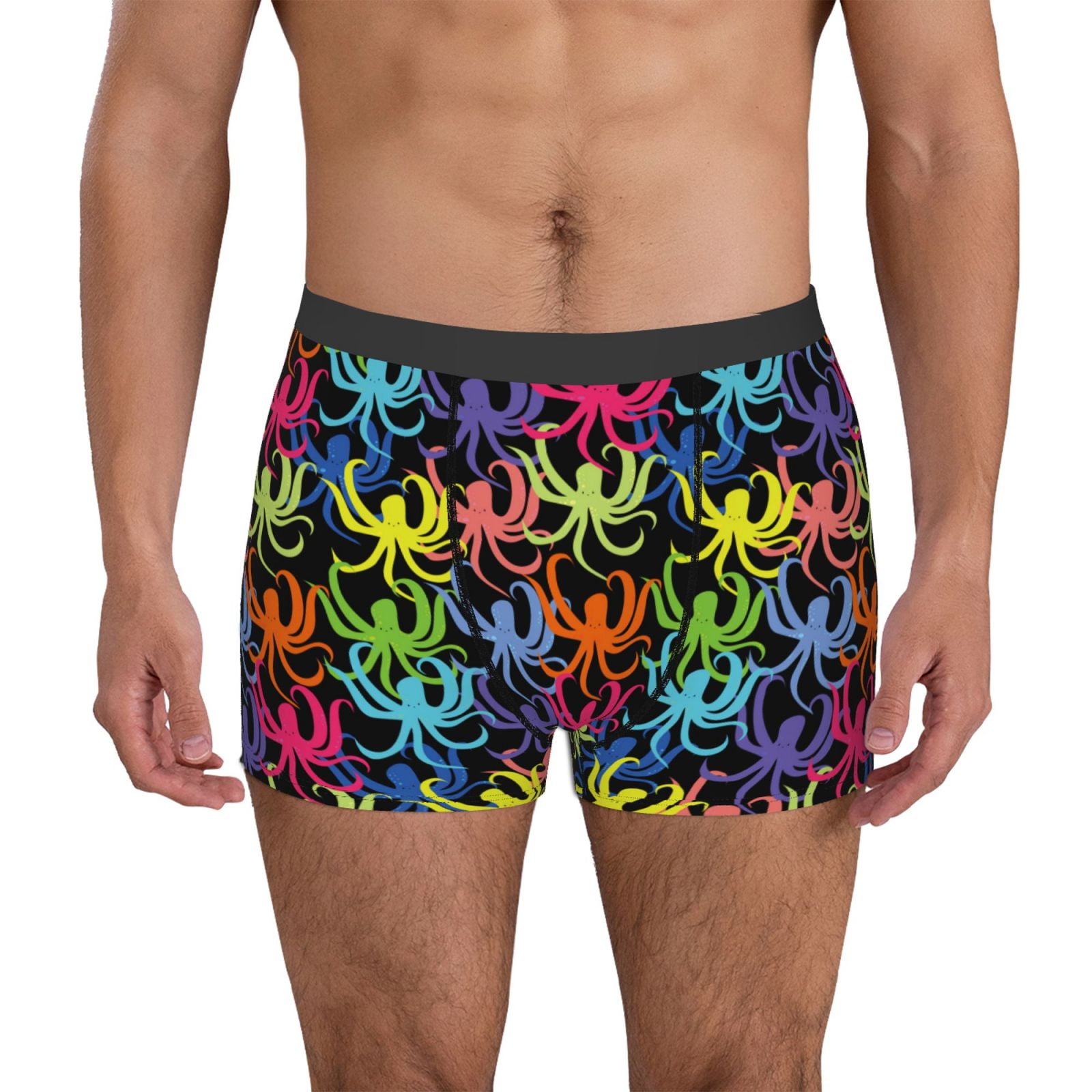 Haiem cartoon octopus Men's Boxer Briefs, Every Day Comfort Stretch ...