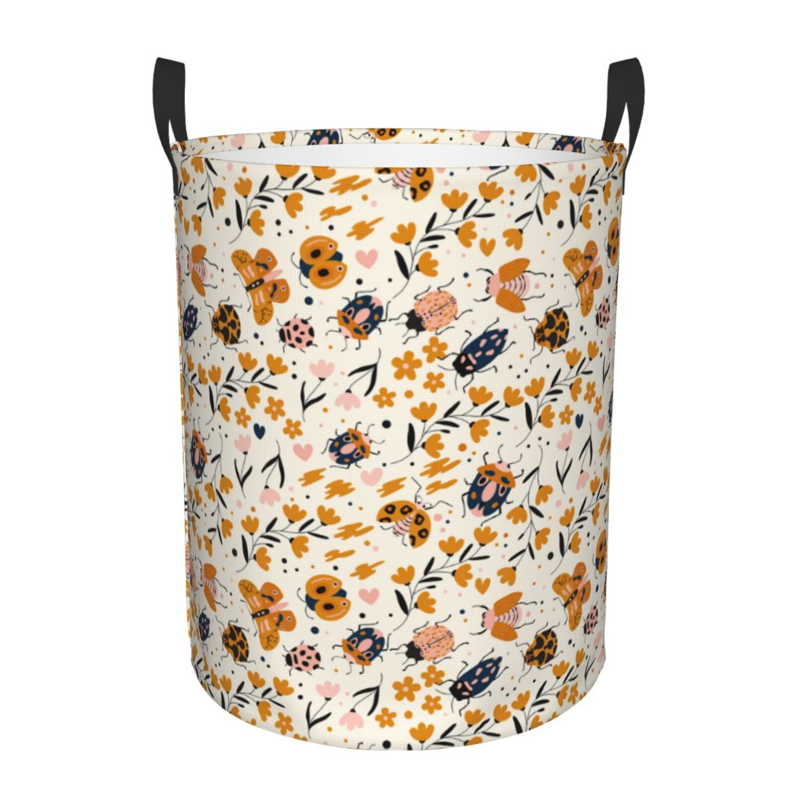 Haiem cute insects Pattern Laundry Basket, Laundry Hamper, Collapsible ...