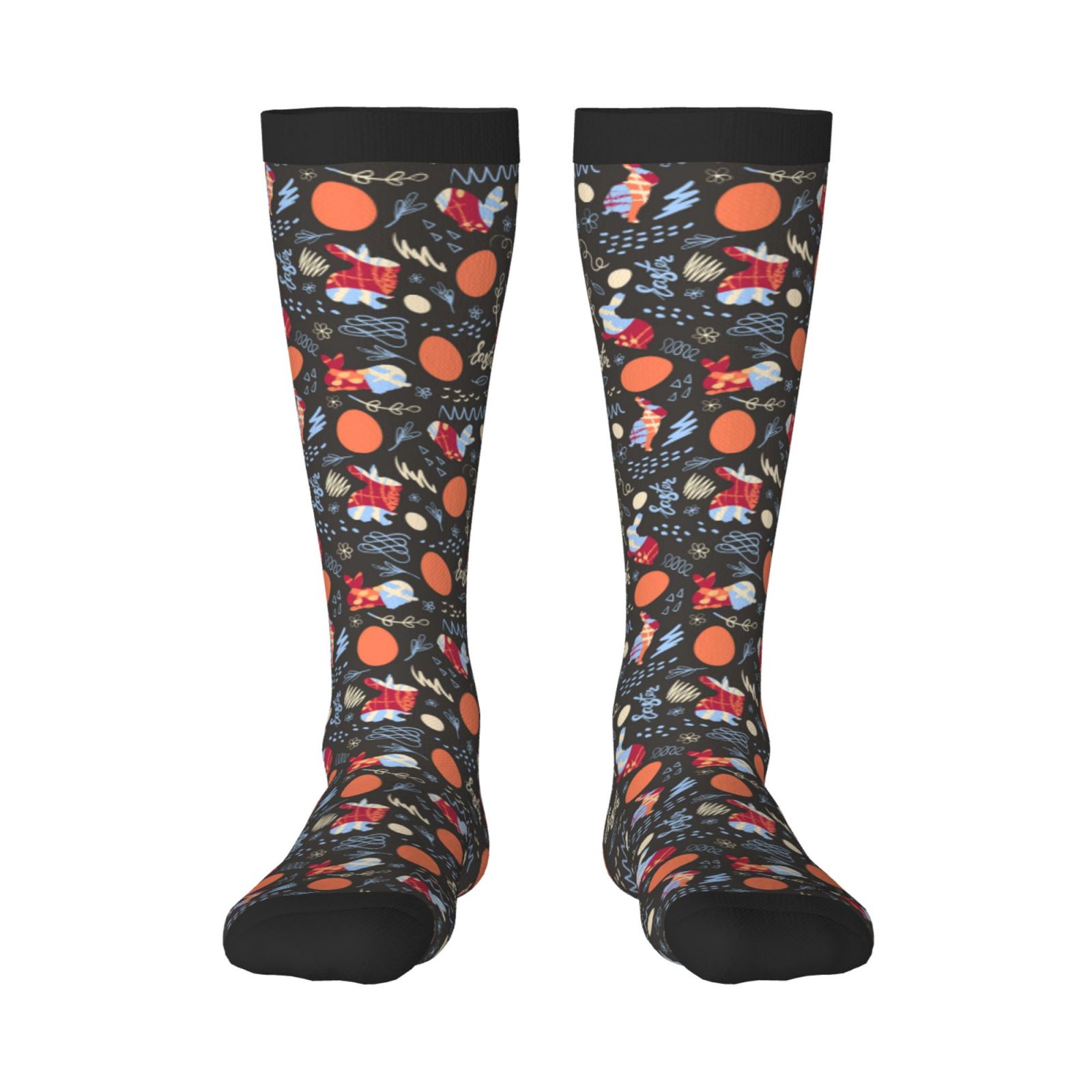Haiem doodles and Easter Funny Novelty Crazy Design Cotton Socks Sports ...