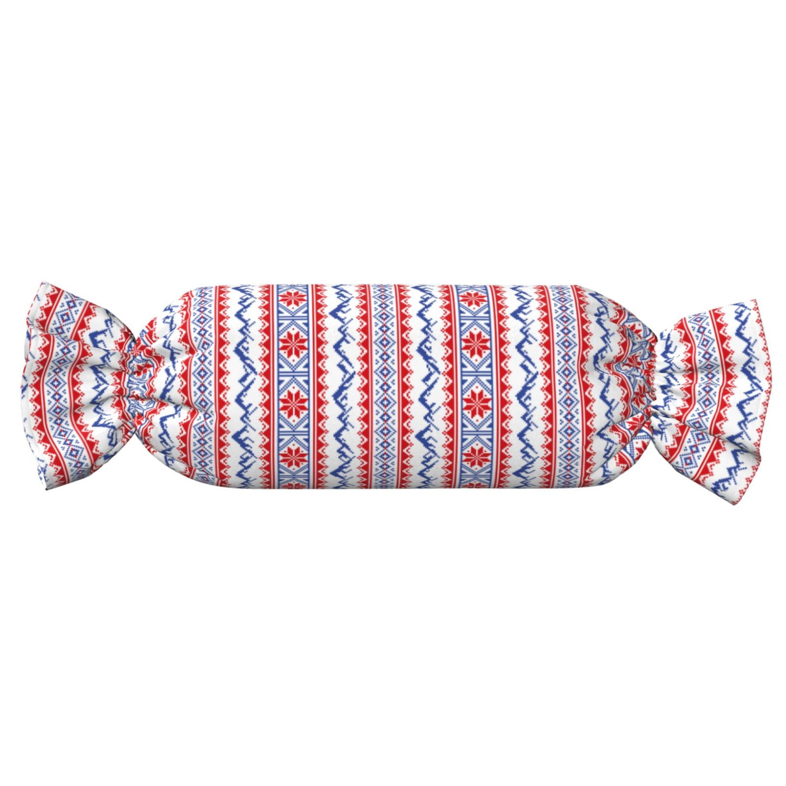 Haiem red blue Snow Mountain for Round Cervical Roll Cylinder Bolster ...