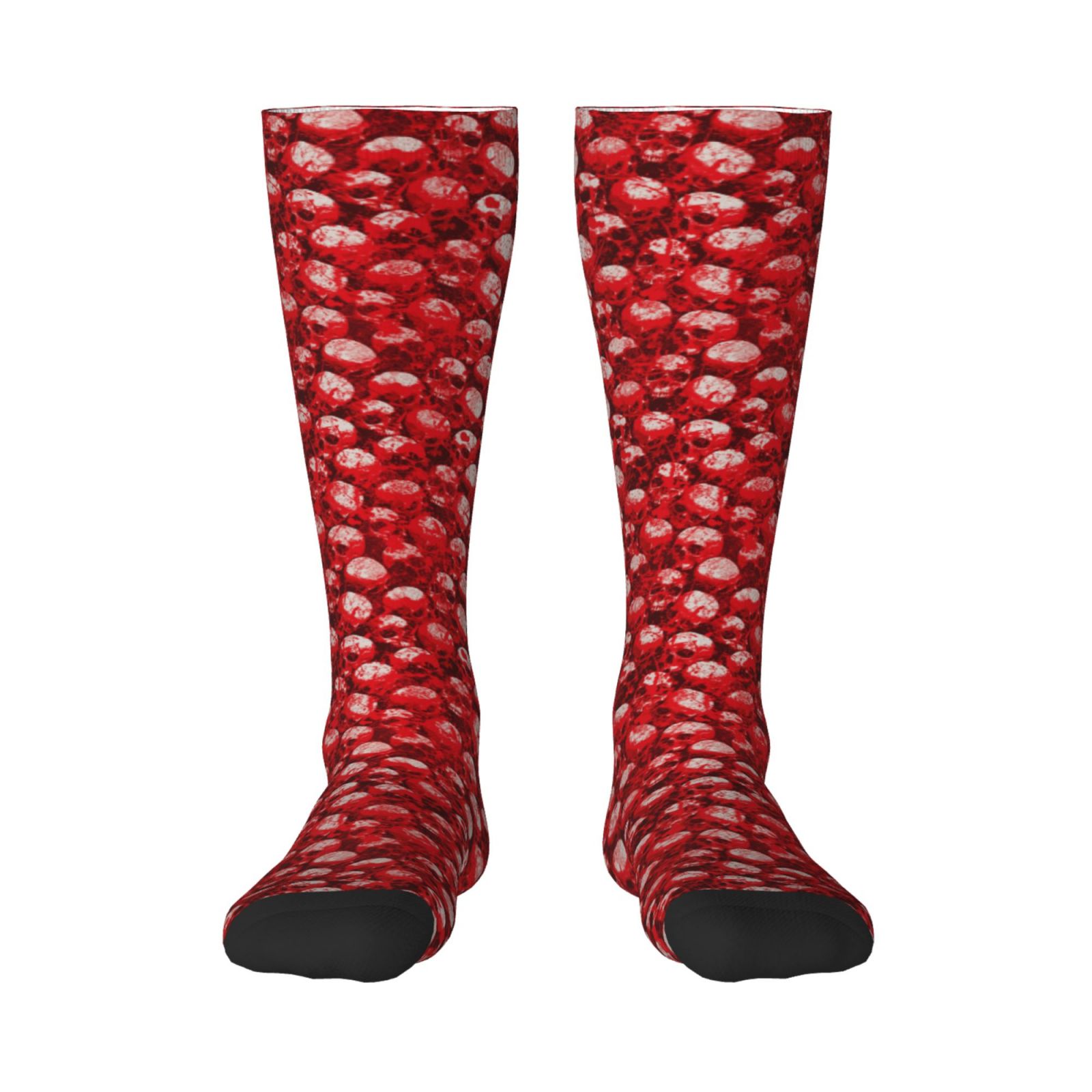 Haiem skulls with grunge Funny Novelty Crazy Design Cotton Socks Sports ...