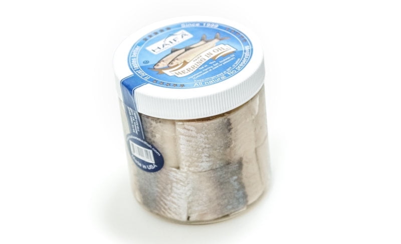 Haifa Herring In Oil 1 Lb - Herring Fish Preserved In Rich Oil ...