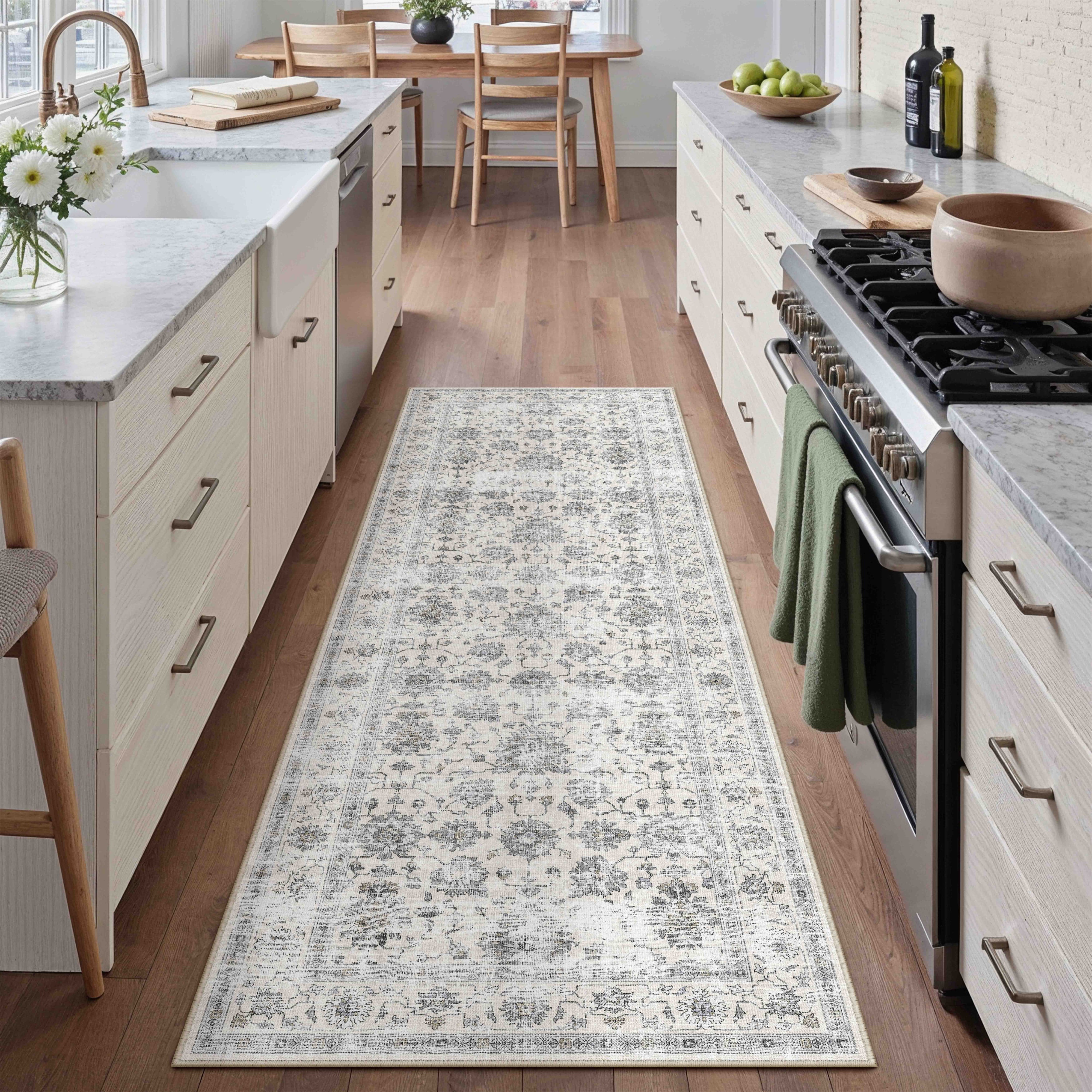 BERTHMEER 2'x6' Runner Rugs for Floor Washable Non-slip Runner Rugs for ...