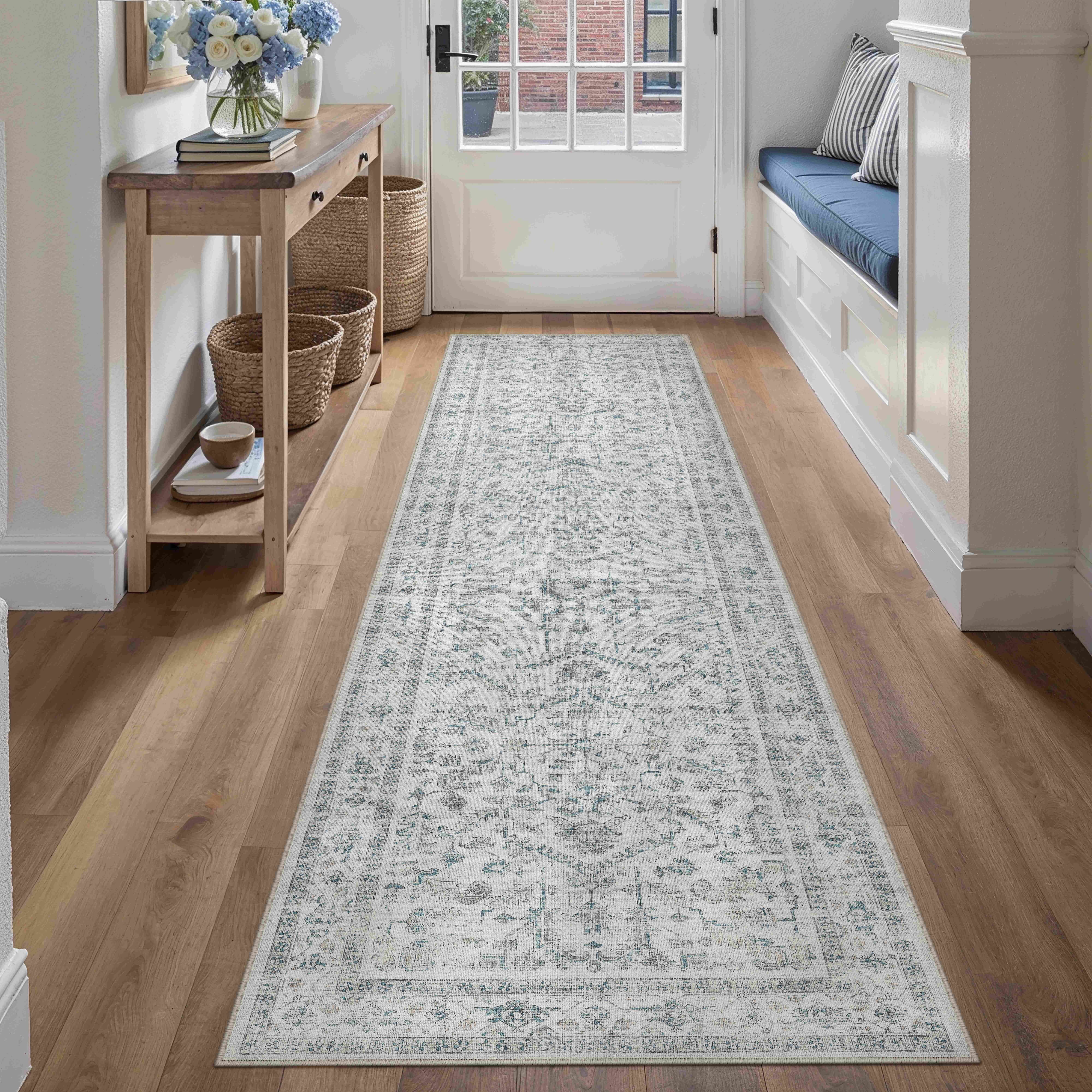 BERTHMEER 2'x8' Runner Rugs for Hallway Machine Washable Runner Carpet ...