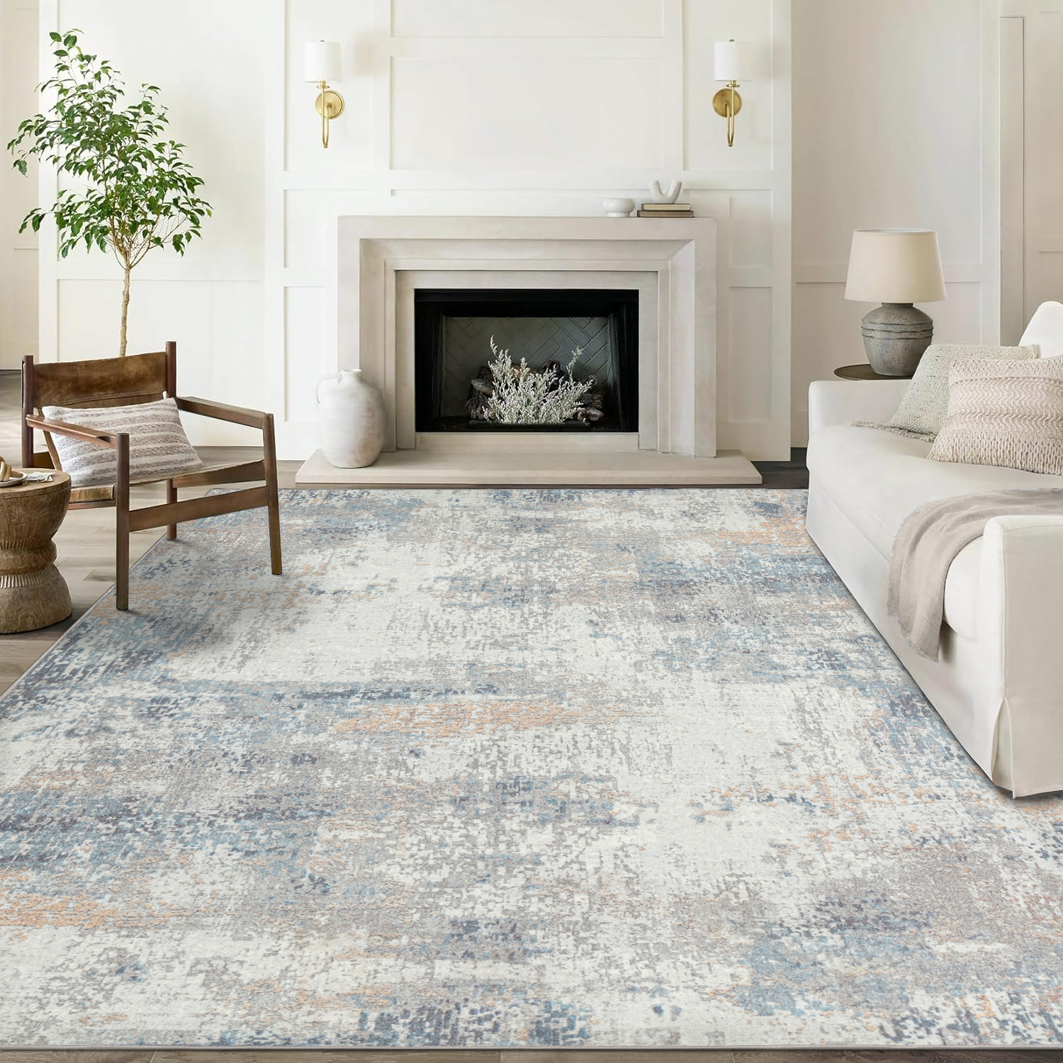 Alise Rugs Rhapsody Modern & Contemporary Abstract Indoor Area Rug 5'3 ...