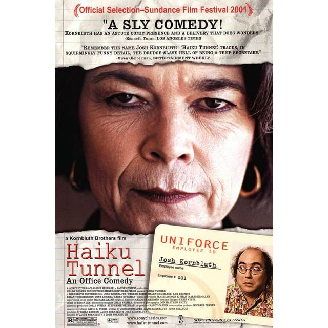 Haiku Tunnel - movie POSTER (Style A) (27" x 40") (2001) - Walmart.com