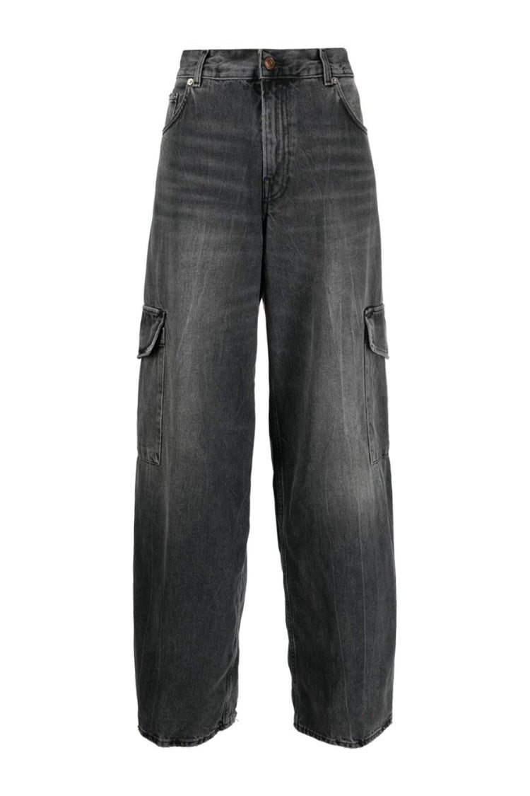 Haikure Cargo-Style Wide-Leg Jeans With Fit And Versatile Pockets ...