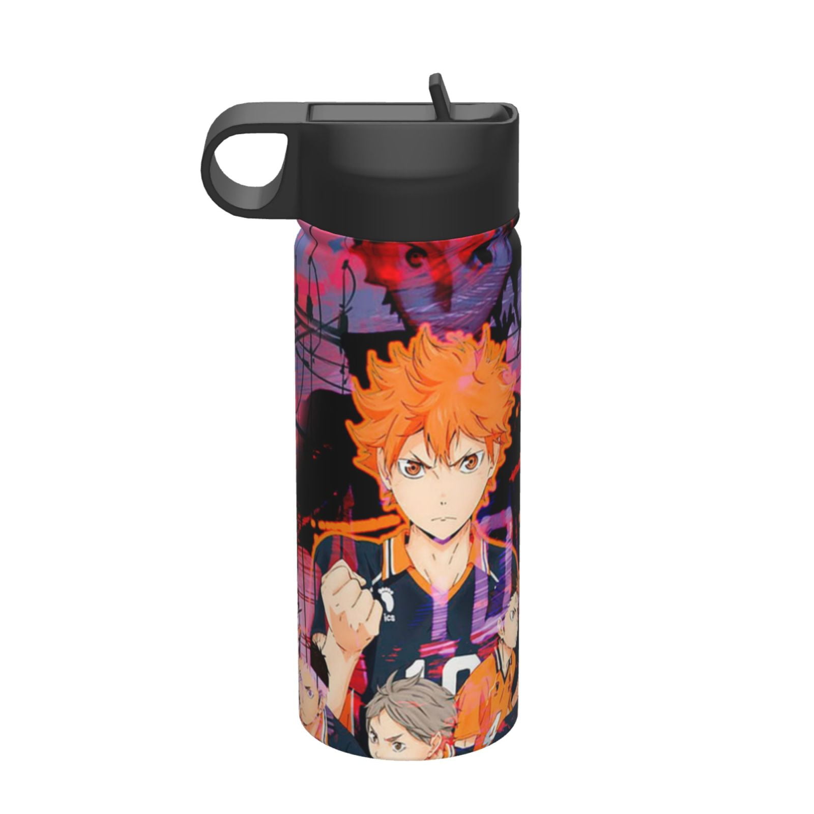 Haikyu!! Anime Water Bottles Stainless Steel Insulated Kettle Unisex ...