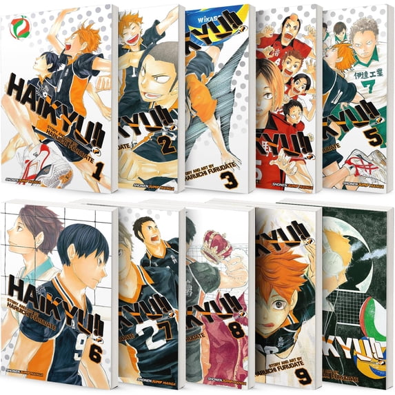 Haikyu!! Furudate Collection 10 Books Set Haruichi Vol 1-10 by Haruichi ...