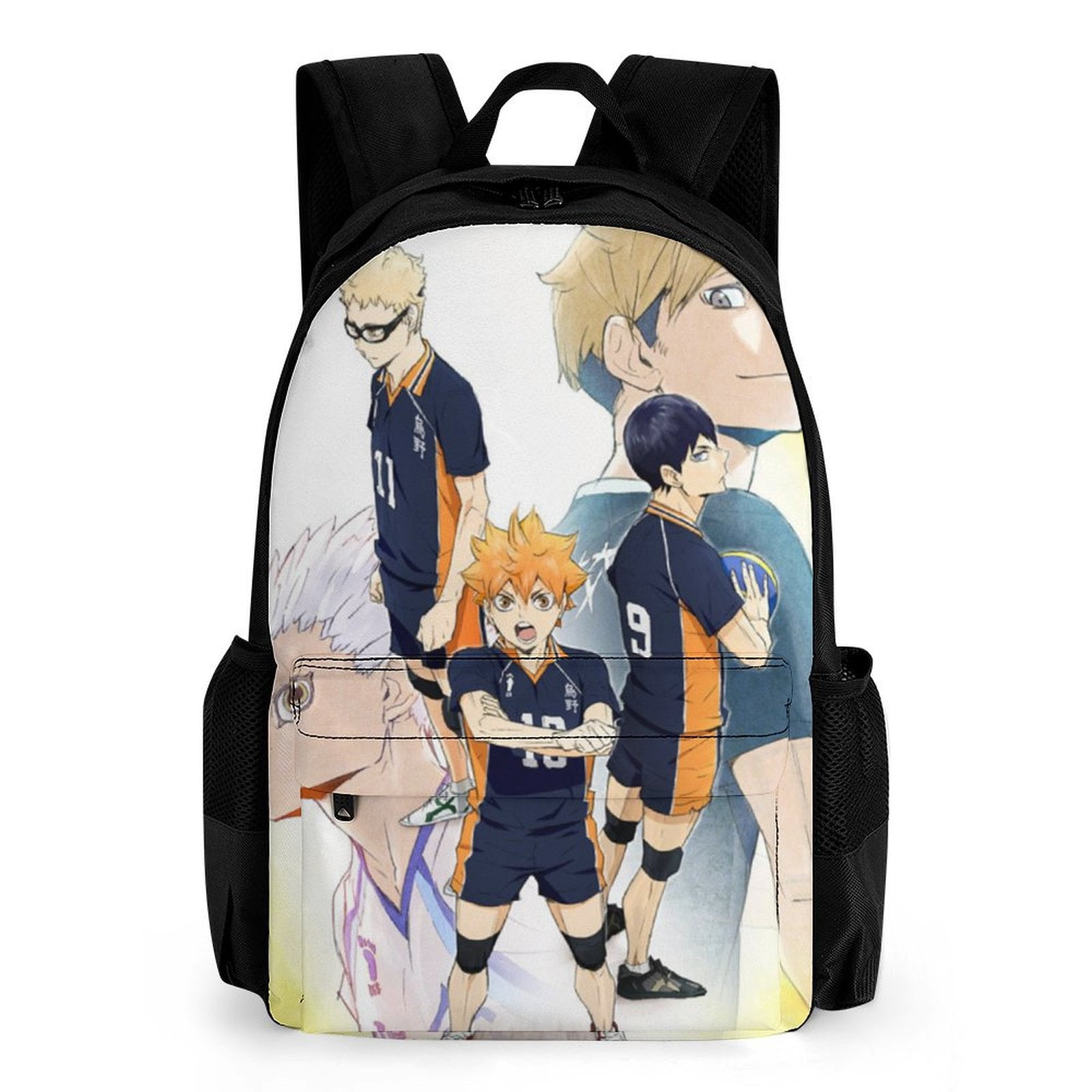 Haikyu!! Poster Backpack Laptop Bag Student Satchel Schoolbag Bookbag ...