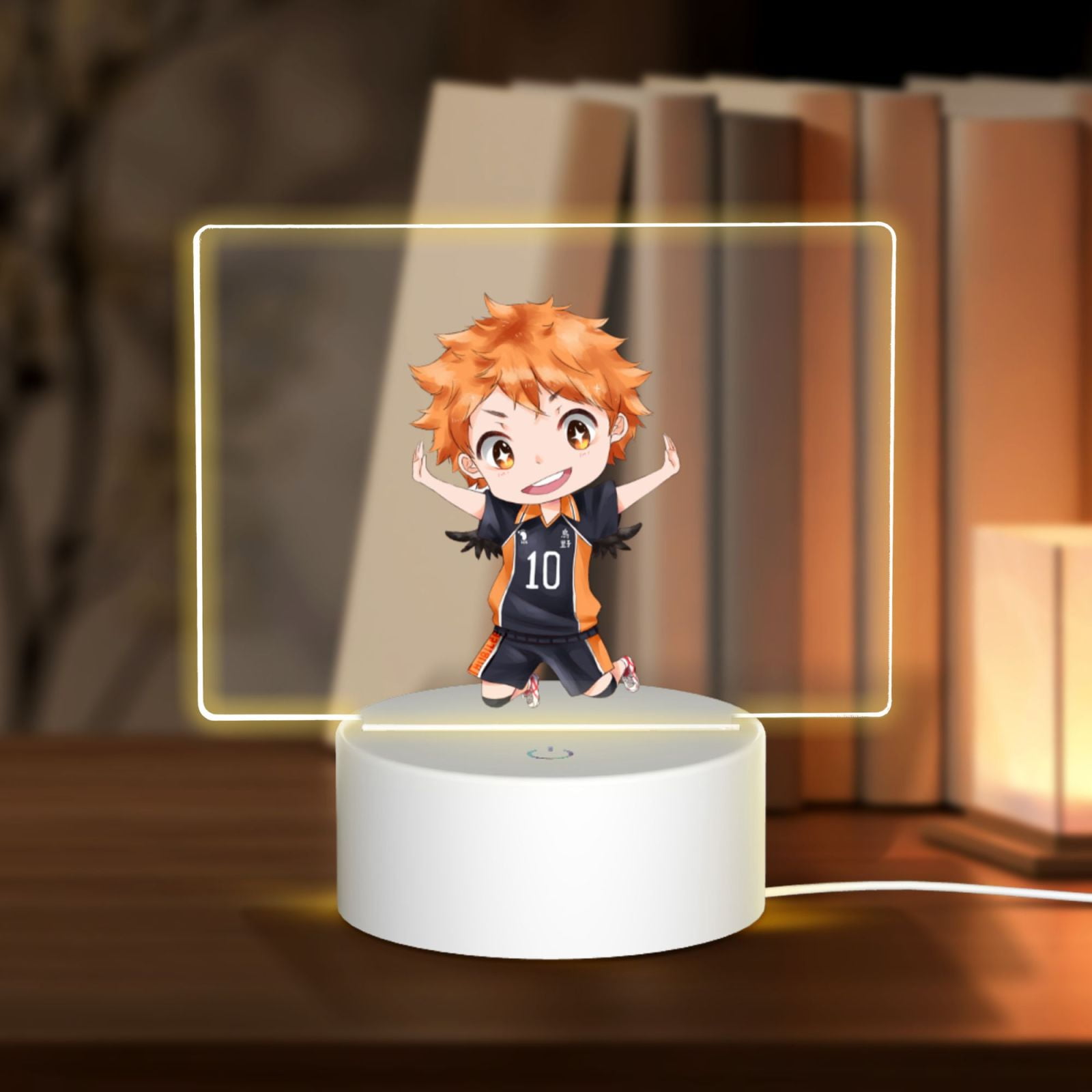 Haikyu!! Shoyo Rectangular Acrylic Night Light Adjustable 3 Light Modes ...