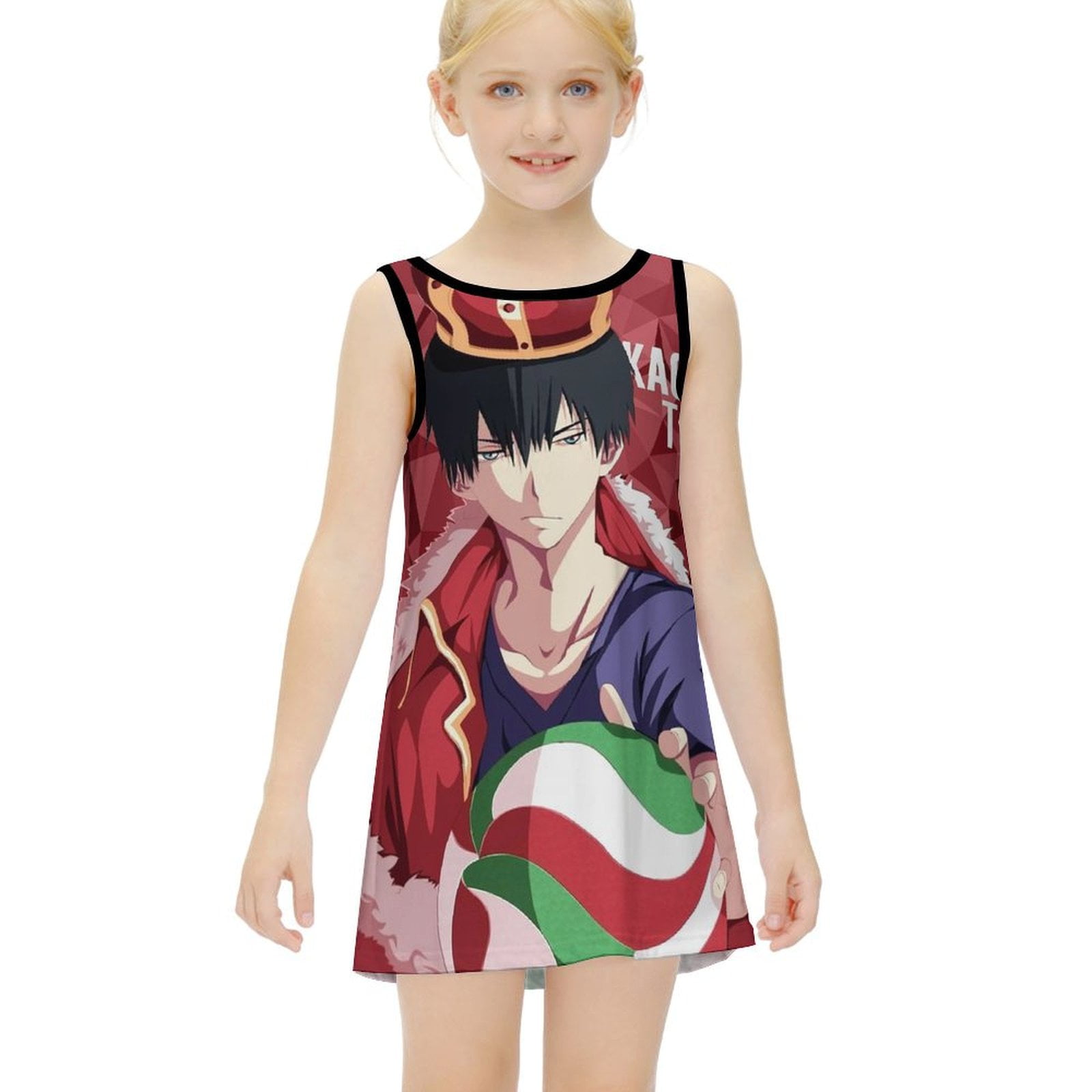 Haikyu!! Volleyball Player Children's Sleeveless Dress 3D Printed ...