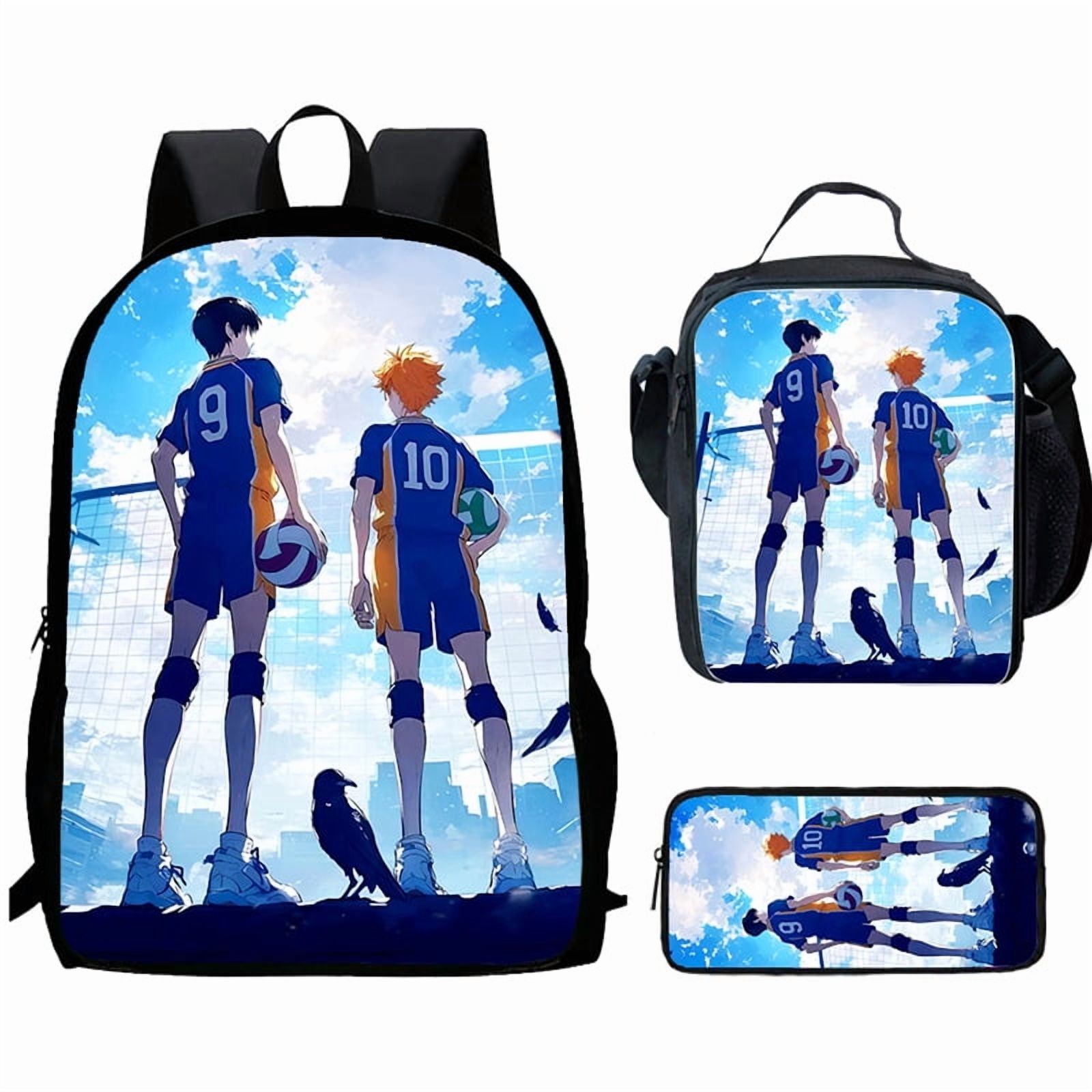 Haikyuu!! Anime Backpack – Oxford Fabric Multi-Functional Lightweight ...