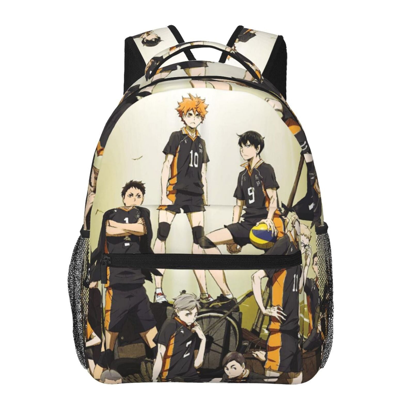Haikyuu Anime Backpack Shoulders Laptop Daypack Student School Bag ...