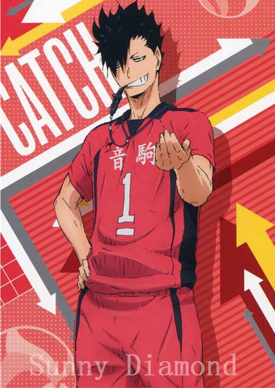 Haikyuu!! Anime Boy Volleyball Teenager Diamond Painting Japanese Comic ...