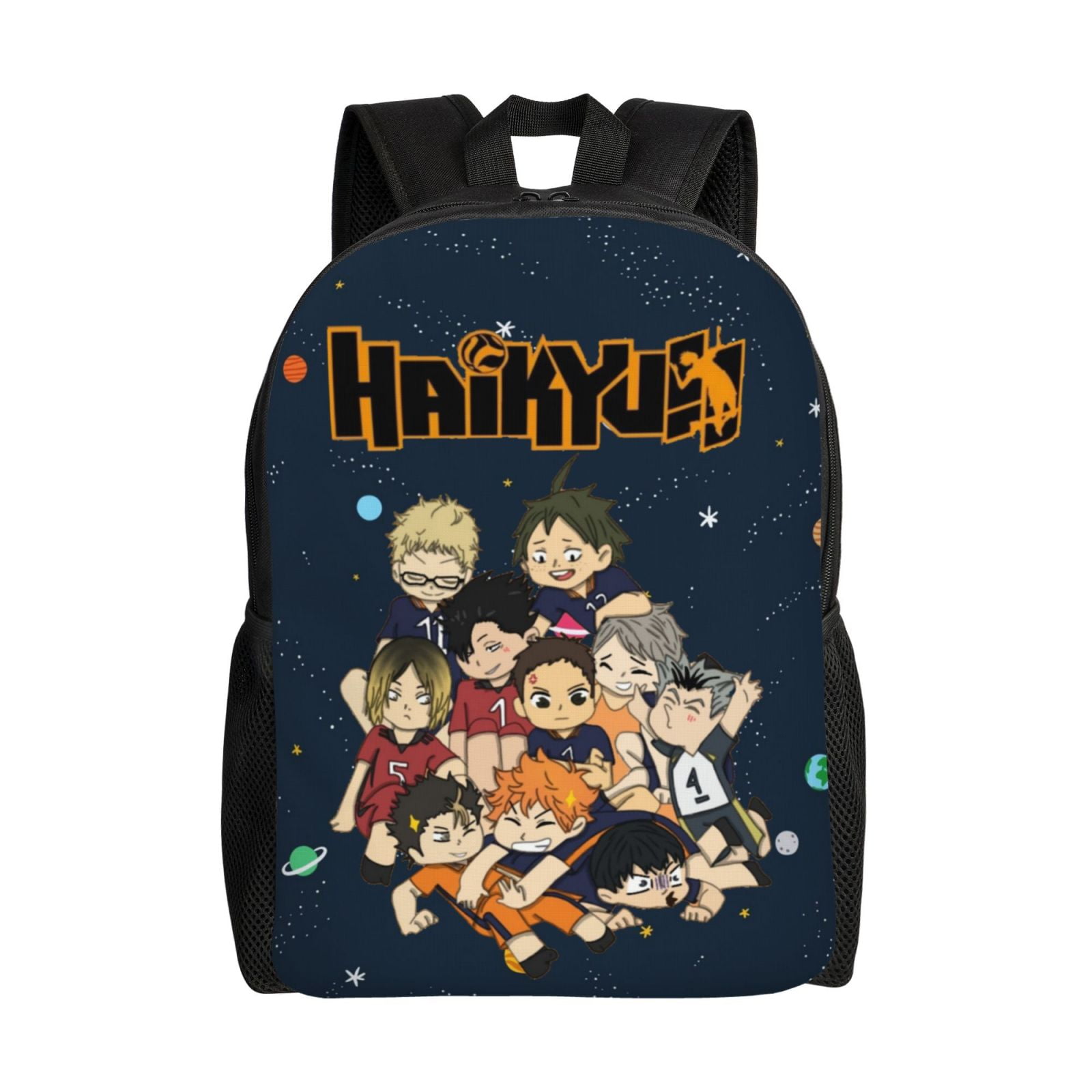 Haikyuu Anime Laptop Backpack Lightweight Basic Unisex Daypack School ...