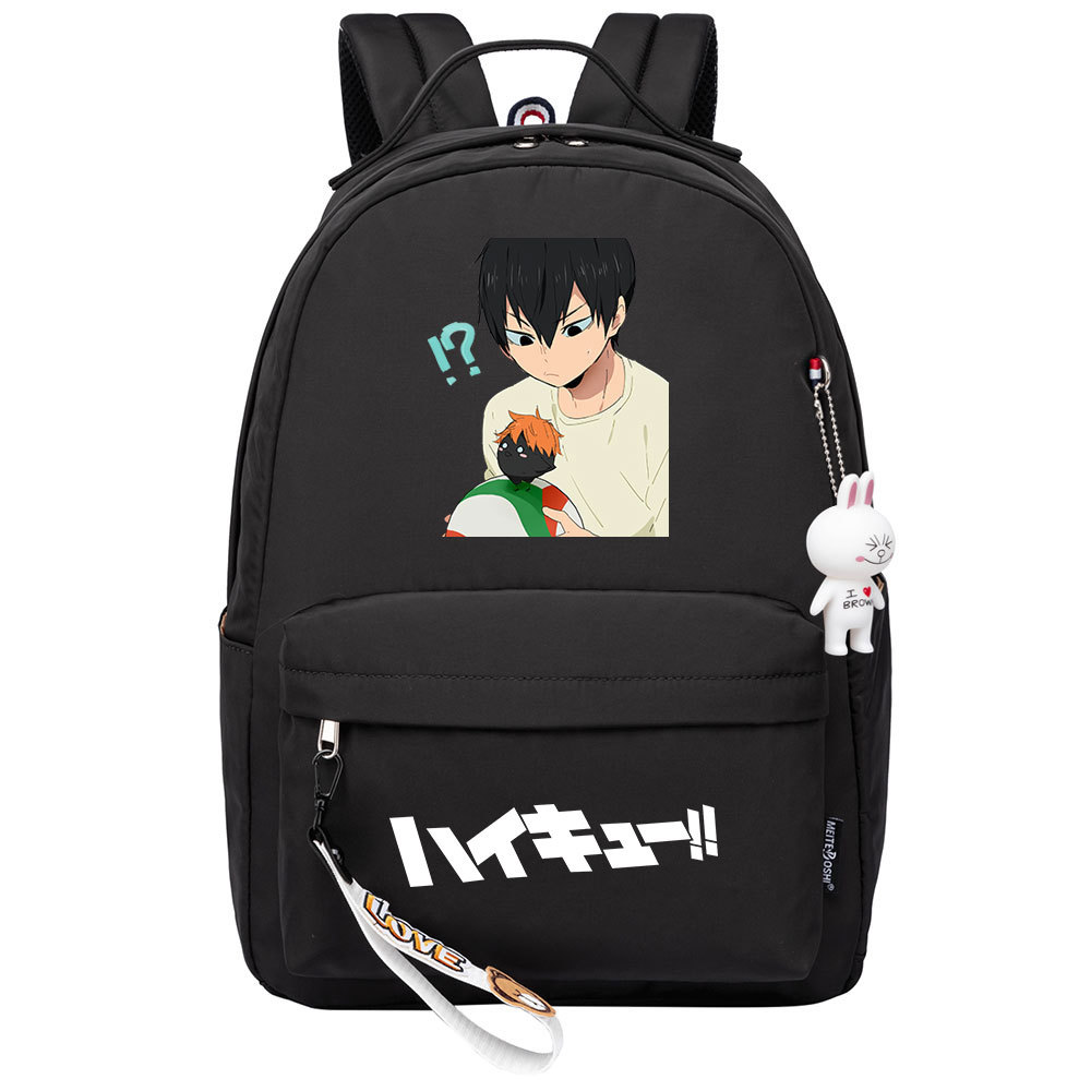 Haikyuu!! Backpack - Stylish, Adorable, Dual Side Pockets, Spacious for ...