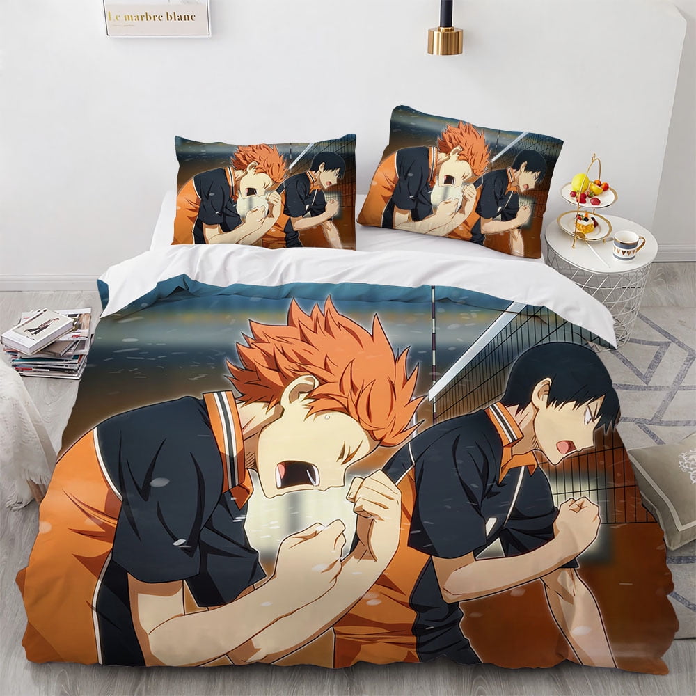 Haikyuu Bedding Bed Set 3D Print Fashion Haikyuu Bedding Comforter Sets ...