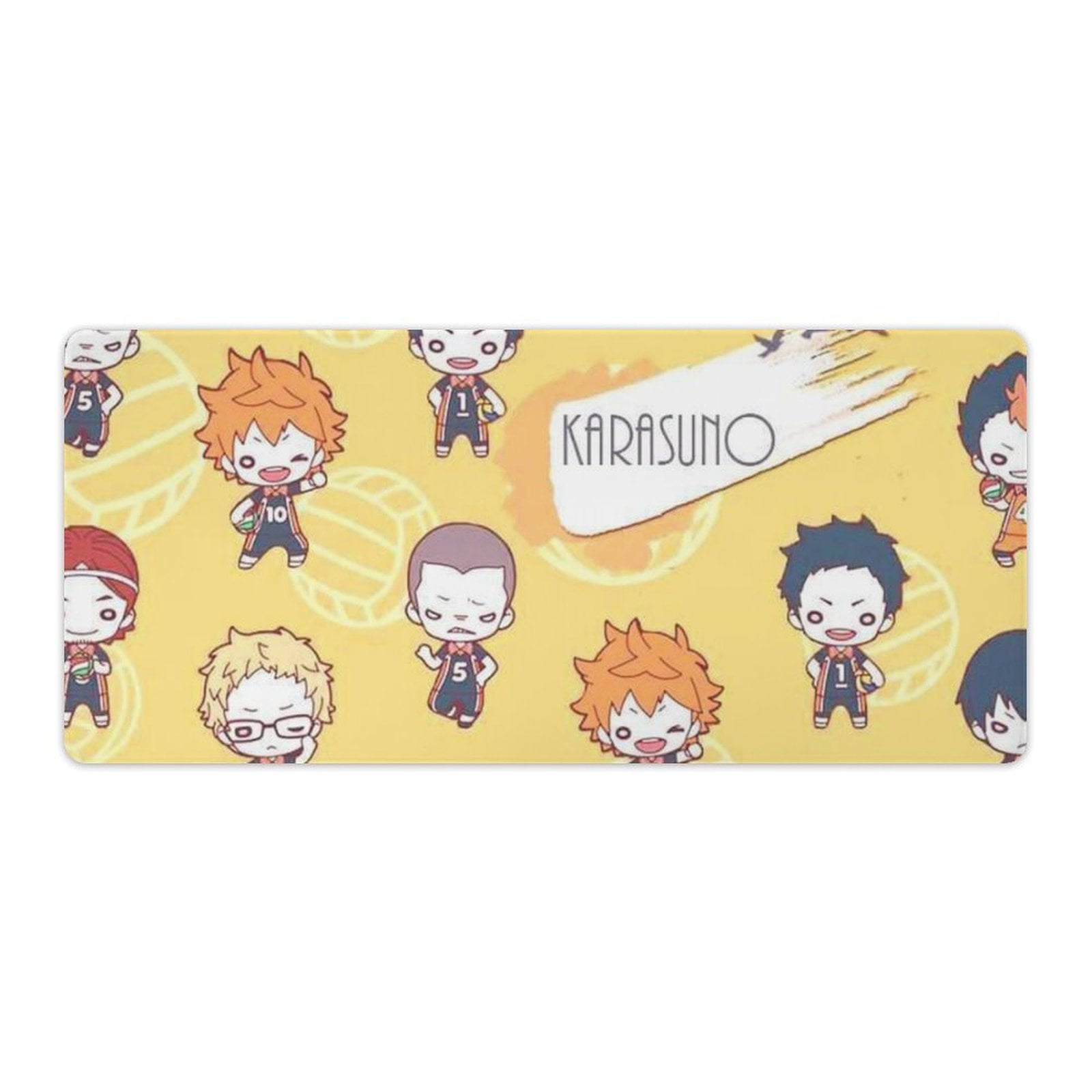 Haikyuu Cartoon Mouse Pad No-sliped Large Mousepad Extended Gaming Desk ...