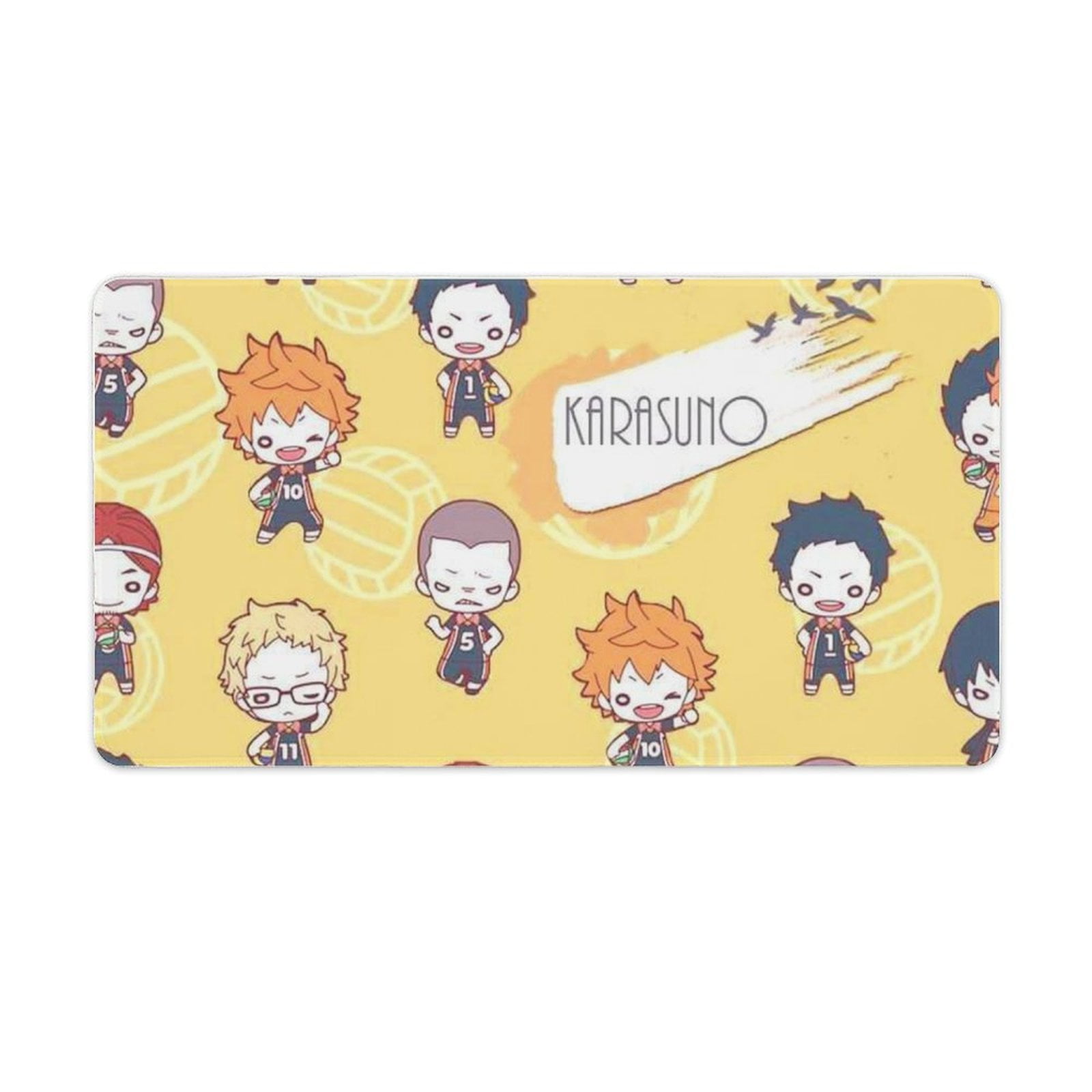 Haikyuu Cartoon Mouse Pad No-sliped Large Mousepad Extended Gaming Desk ...