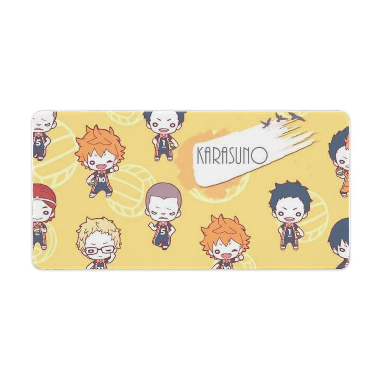 Haikyuu Cartoon Mouse Pad No-sliped Large Mousepad Extended Gaming Desk ...