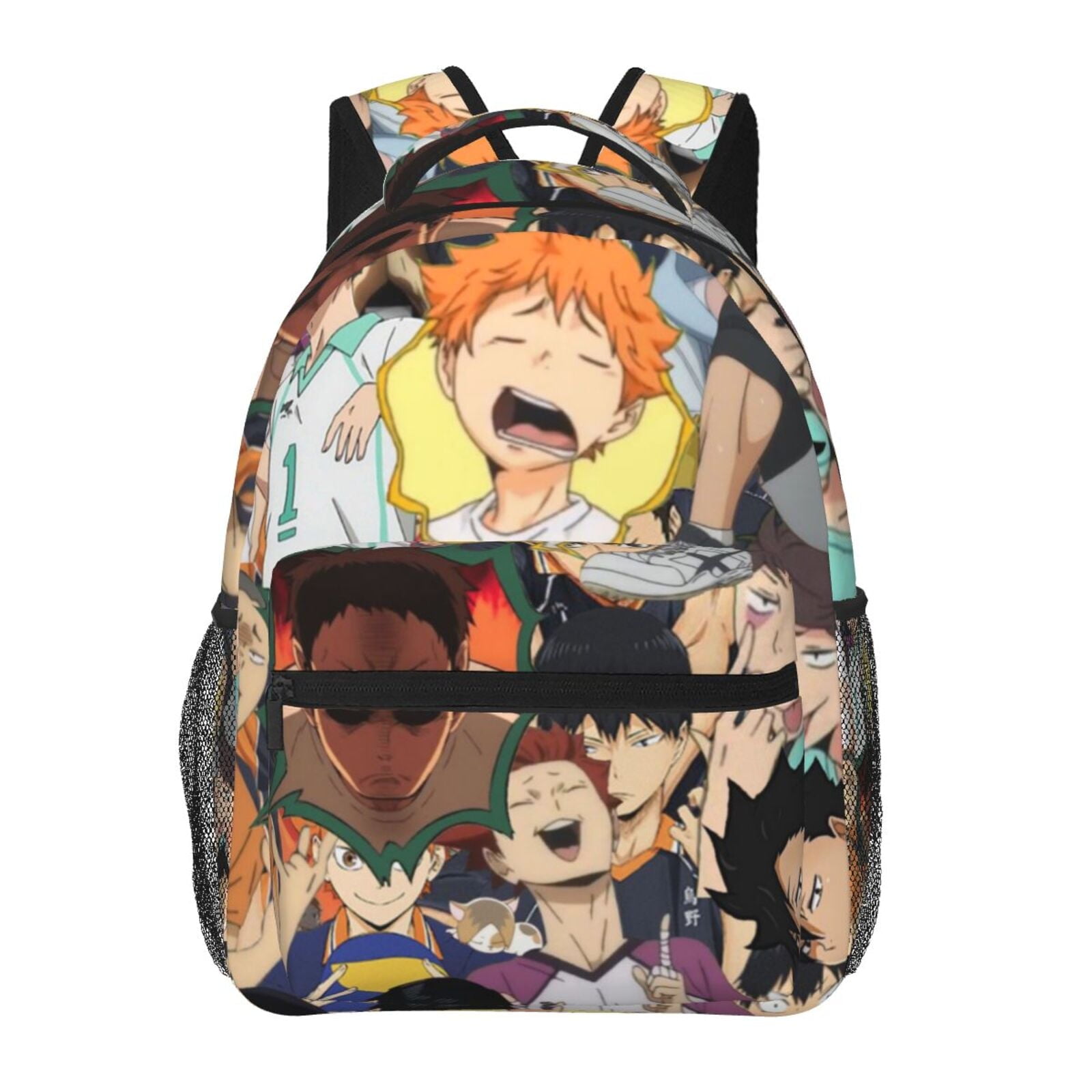 Haikyuu Characters Backpack Shoulders Laptop Daypack Student School Bag ...