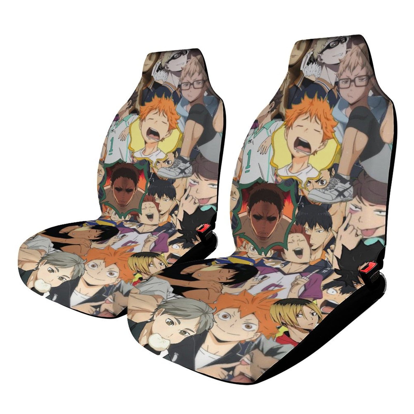 Haikyuu Characters Car Seat Covers Accessories Vehicle Front Seat ...