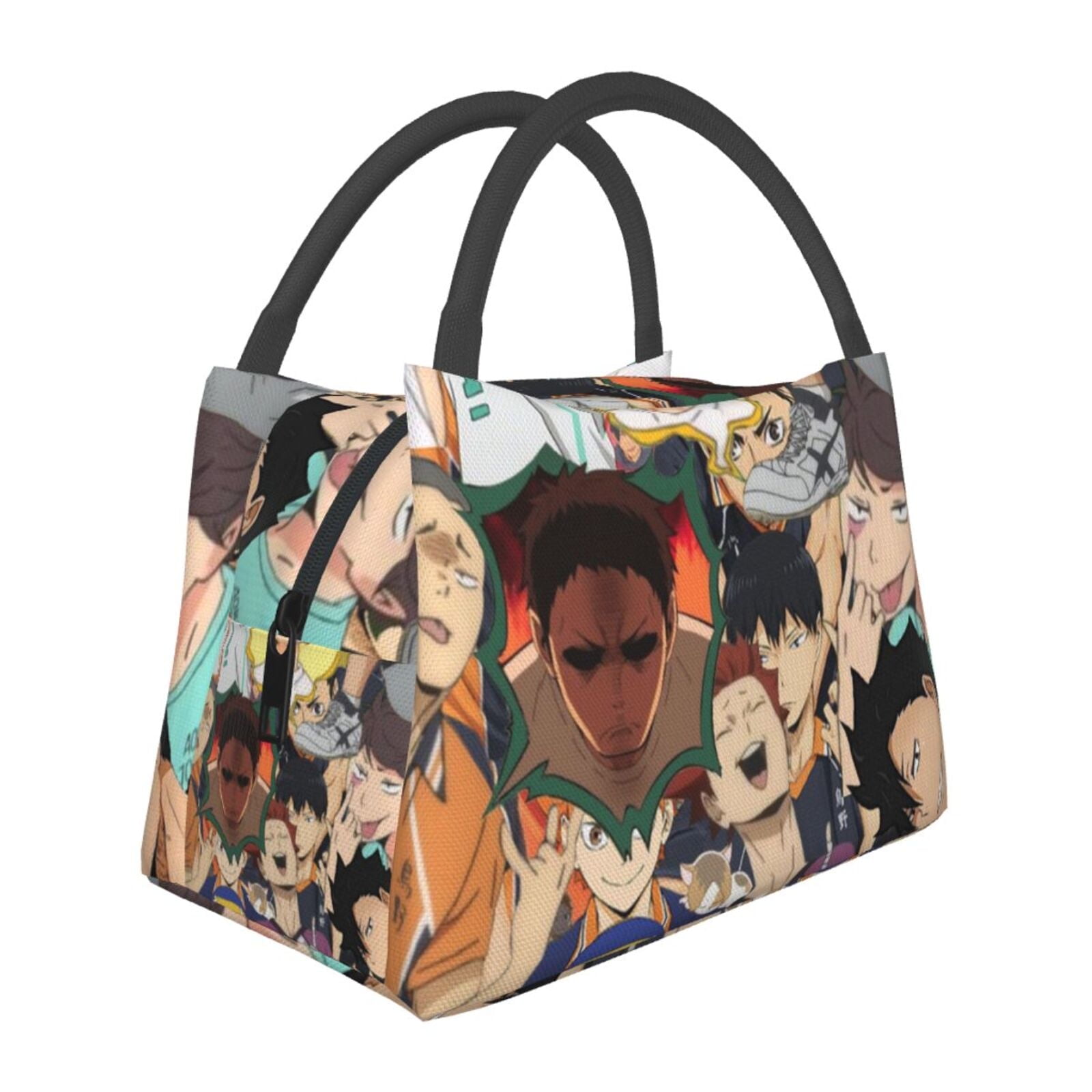 Haikyuu Characters Portable Insulation Lunch Bags,Thermal Bento Bag ...